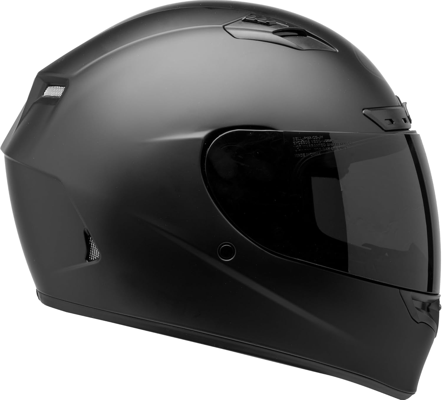 BELL Qualifier DLX Full-Face Blackout Helmet (Blackout Matte Black ...