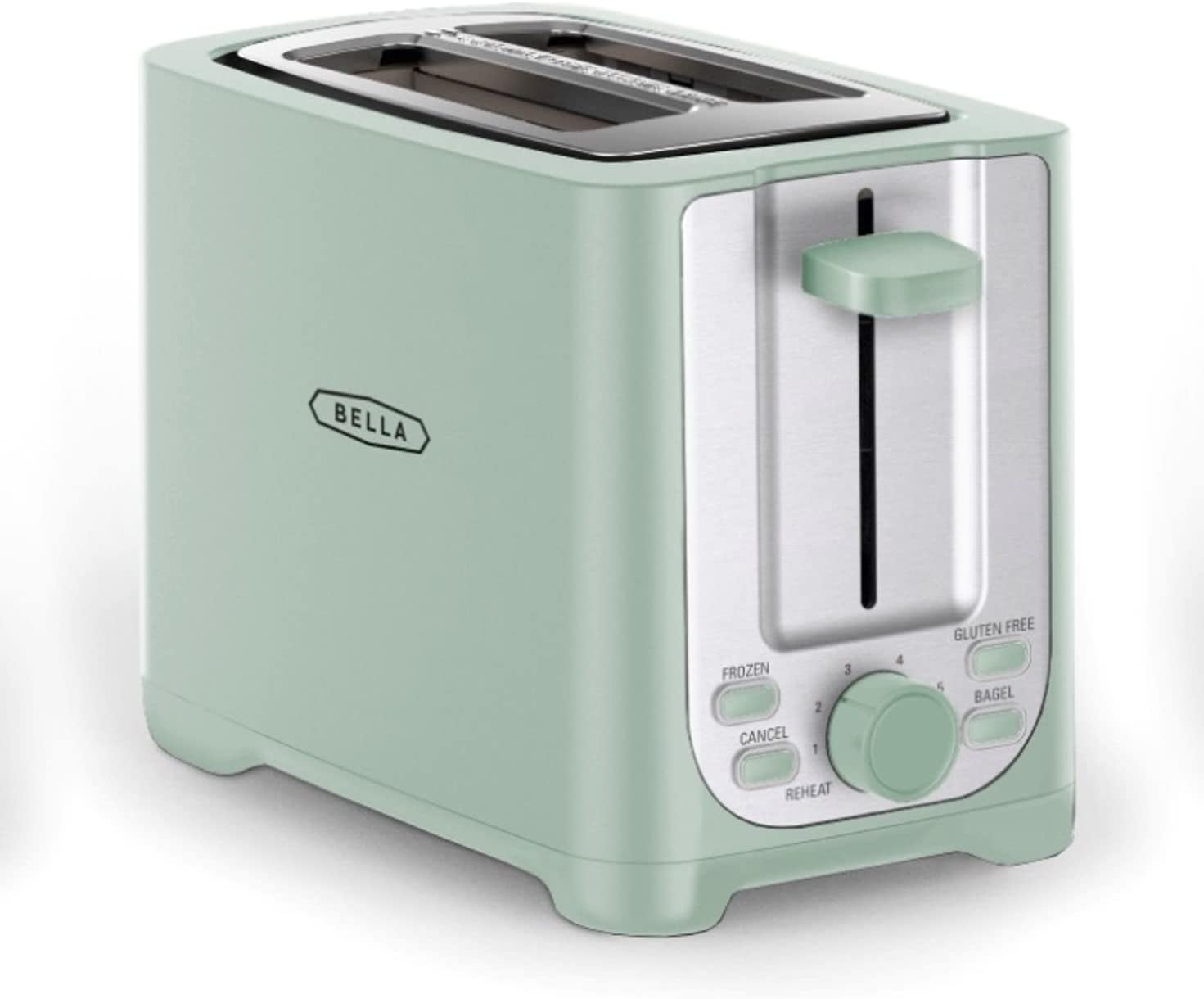BELLA 2 Slice Toaster with Auto Shut Off - Extra Wide Slots & Removable ...