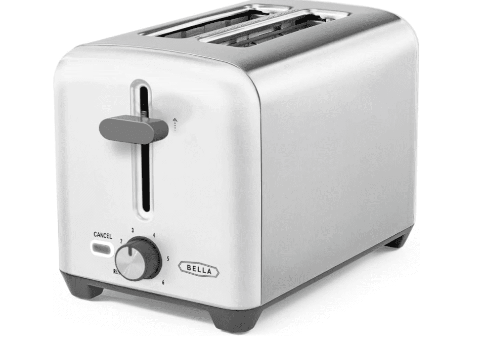 BELLA 2 Slice Toaster, Quick & Even Results Every Time, Wide Slots Fit ...