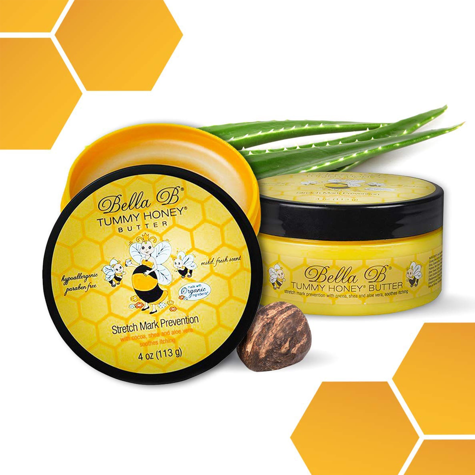 BELLA B Tummy Honey Butter - Lotion for Stretch Mark Treatment ...