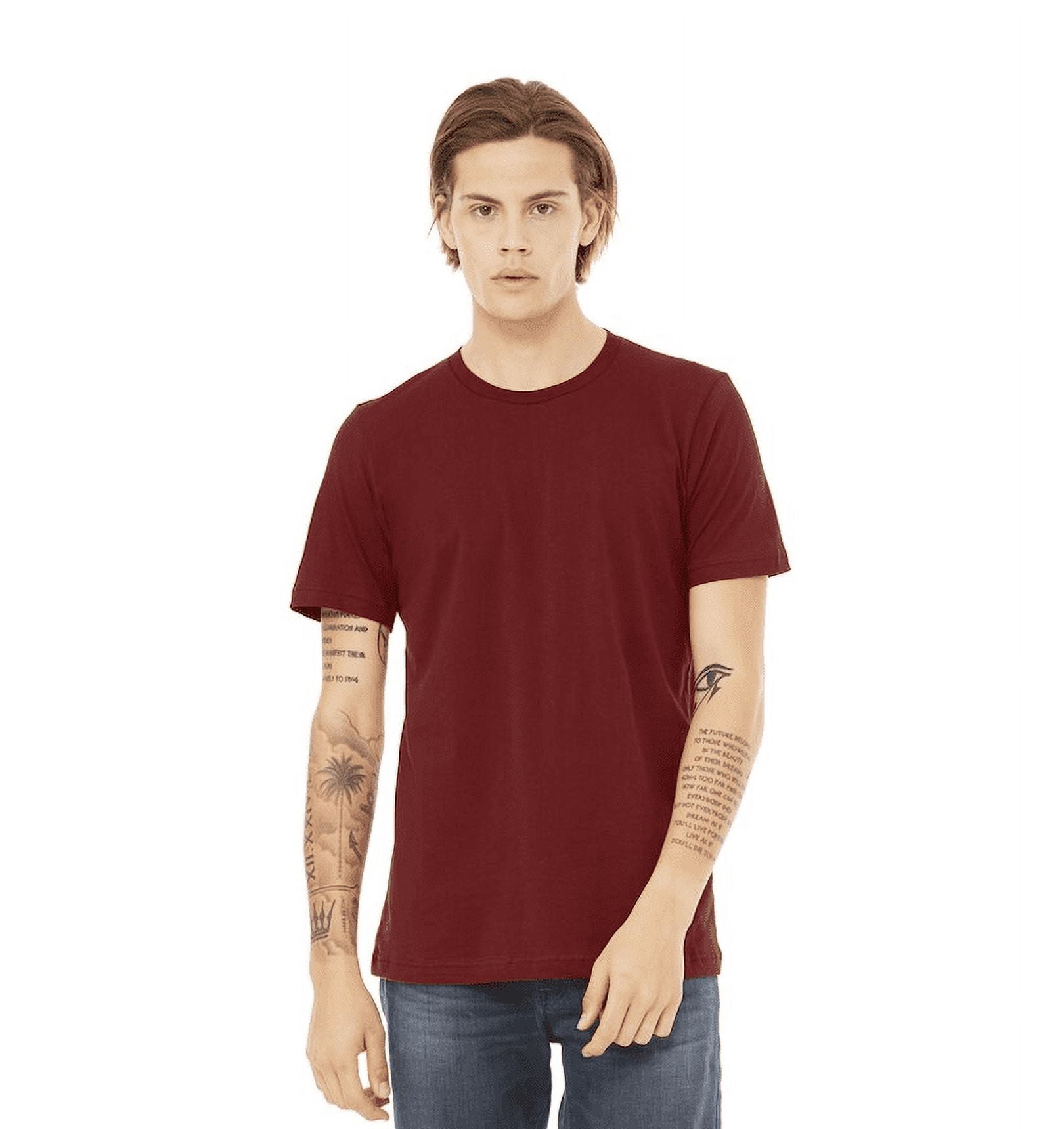 BELLA+CANVAS Adult Unisex Short Sleeve Crew T-Shirt for Crafting ...