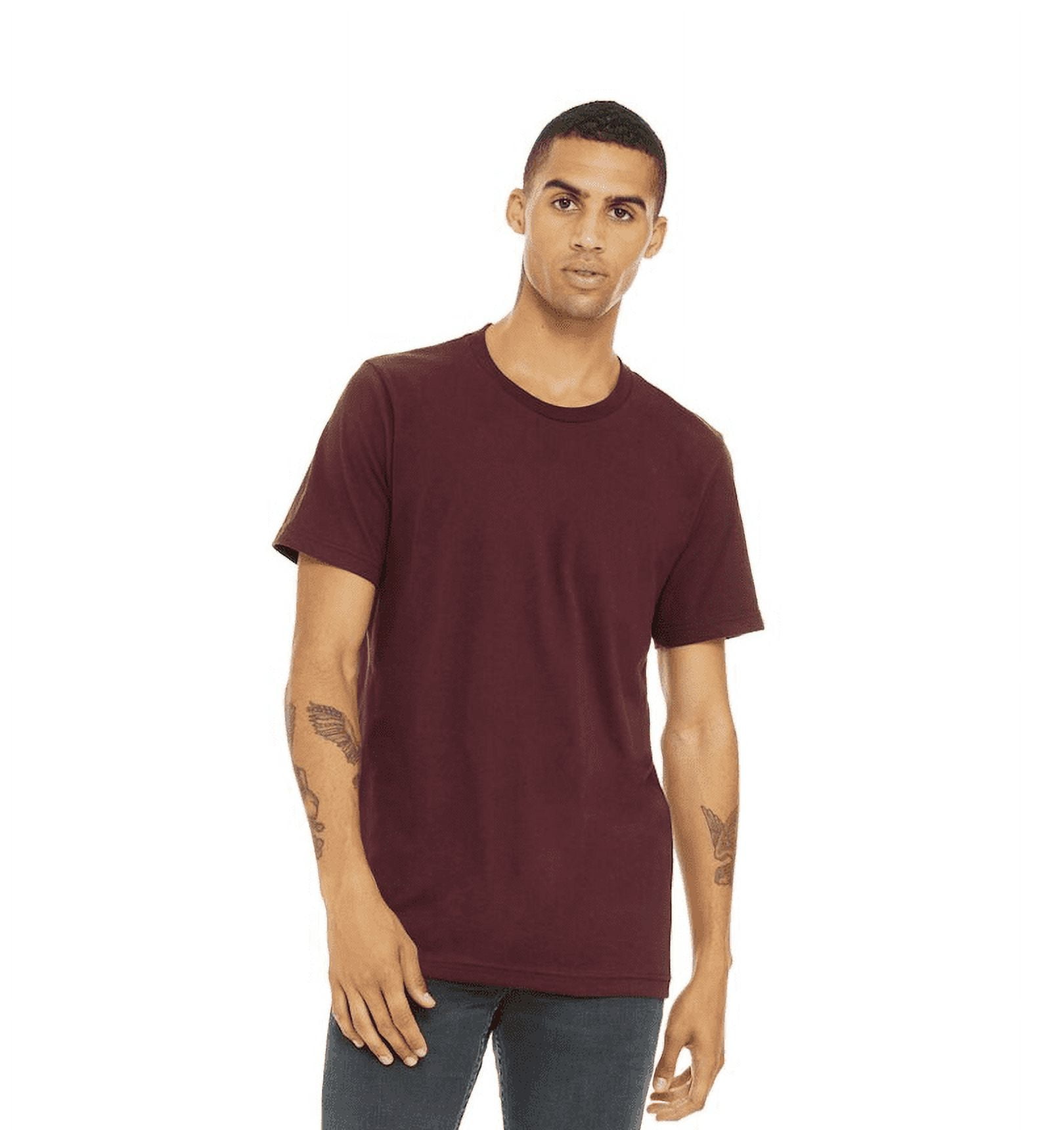 BELLA+CANVAS Adult Unisex Short Sleeve Crew T-Shirt for Crafting ...