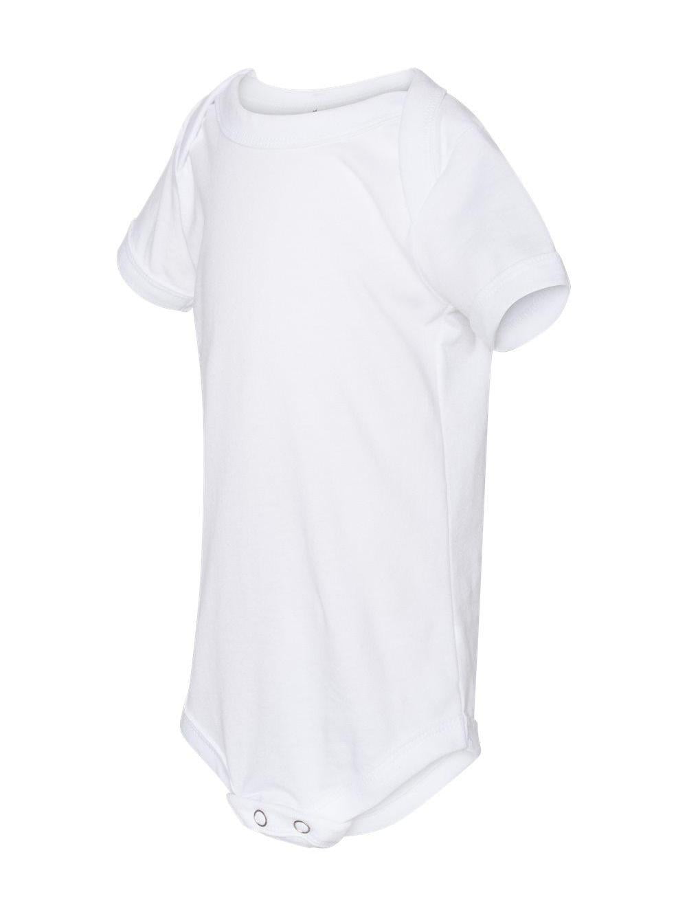 BELLA + CANVAS - Infant Jersey One Piece - 100B - White - Size: 12/18 ...