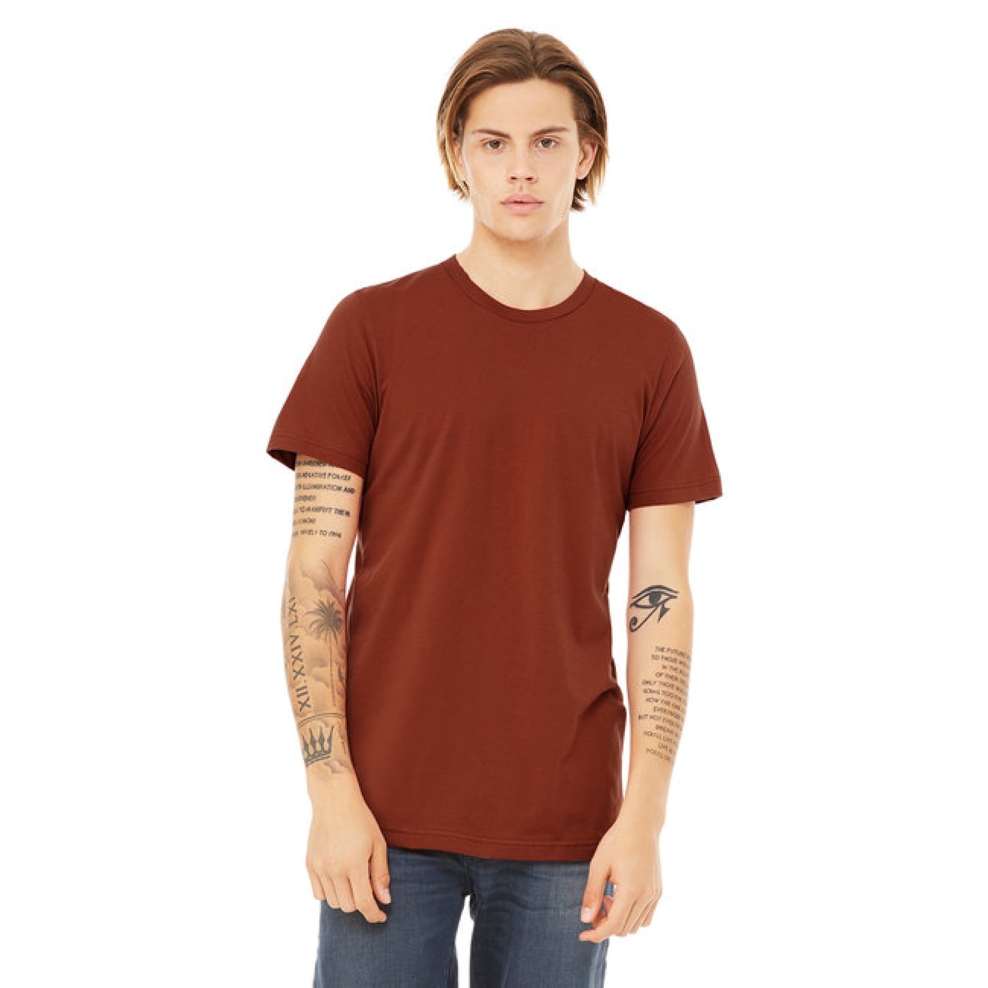 BELLA + CANVAS Men’s Jersey Tee, 100 Cotton, Short Sleeve Crew T-Shirt ...
