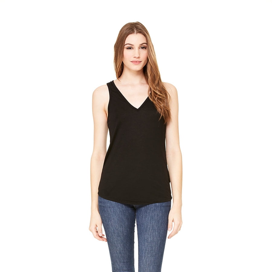 Bella + Canvas Women's Flowy V-Neck Tank - Walmart.com