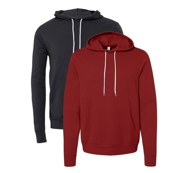 Bella Canvas Men's Sponge Fleece Hoodie (Style 3719) - Walmart.com