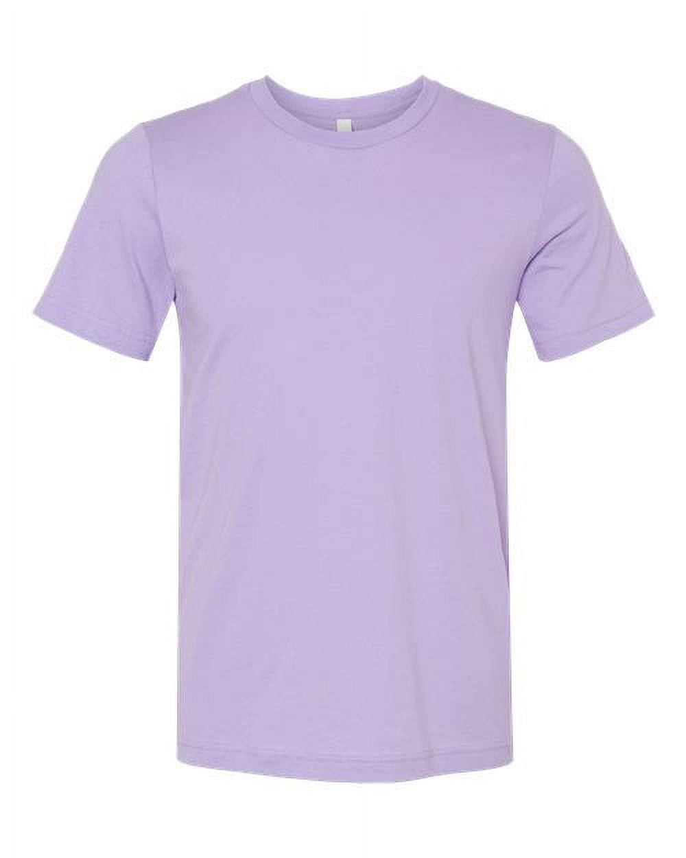 BELLA + CANVAS Unisex Jersey Tee 3001 - Dark Lavender Size XS - Walmart.com
