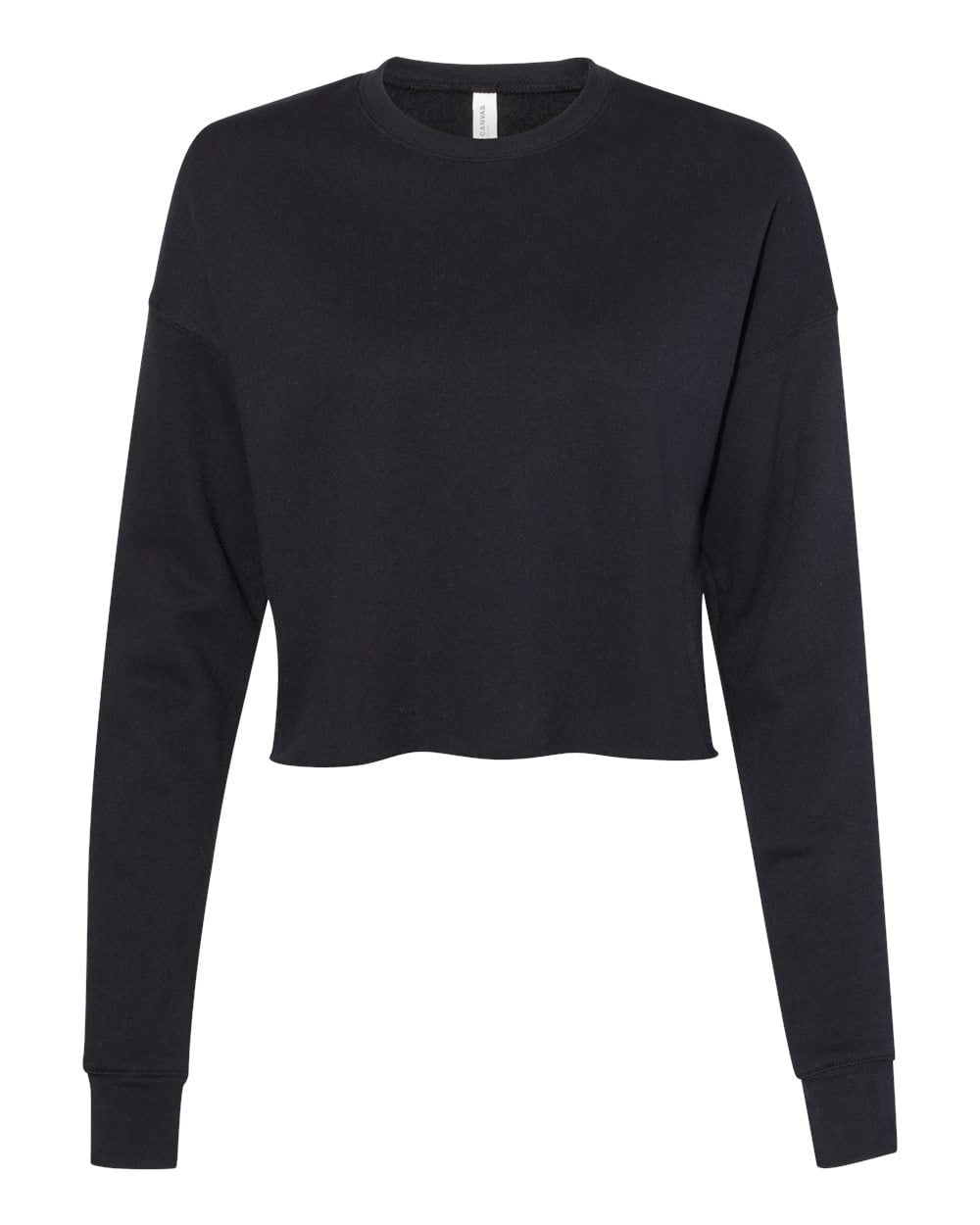 BELLA + CANVAS Women 's Crop Crew Fleece - Walmart.com