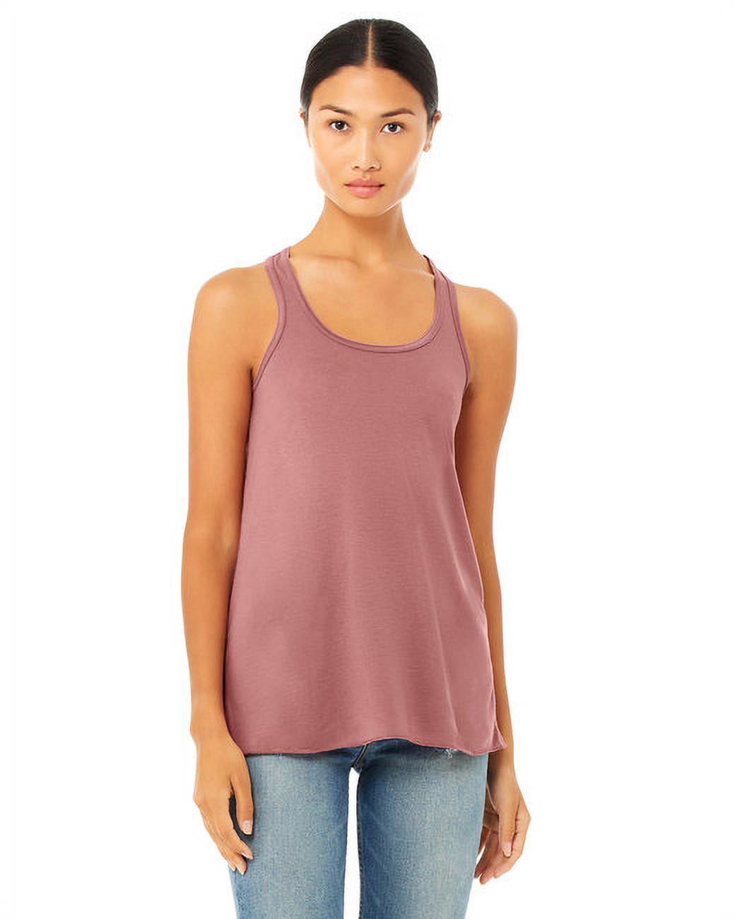 BELLA + CANVAS Women's Flowy Racerback Tank - Walmart.com