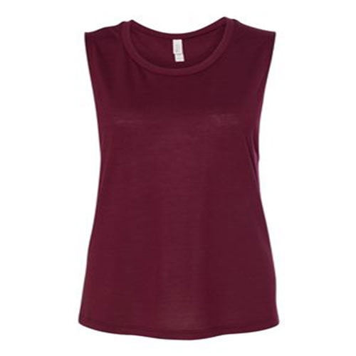 BELLA + CANVAS Women's Flowy Scoop Muscle Tank - Walmart.com