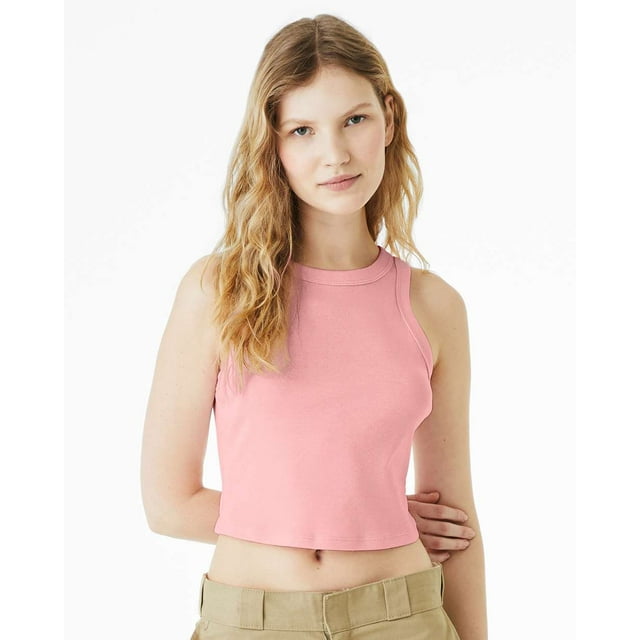 BELLA + CANVAS Women's Micro Rib Racer Tank - Walmart.com