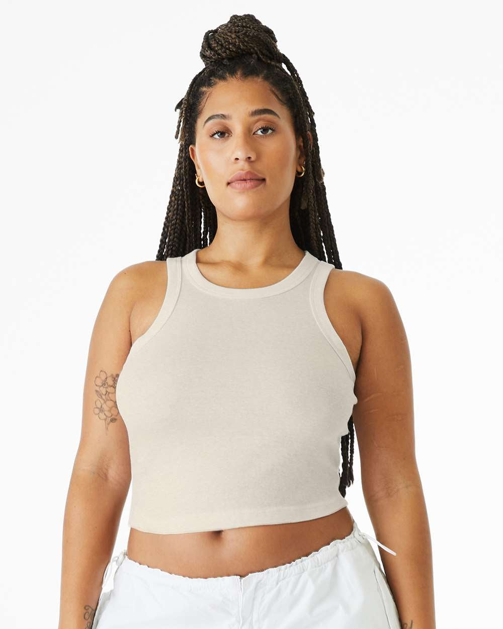 BELLA + CANVAS Women's Micro Rib Racer Tank - Walmart.com