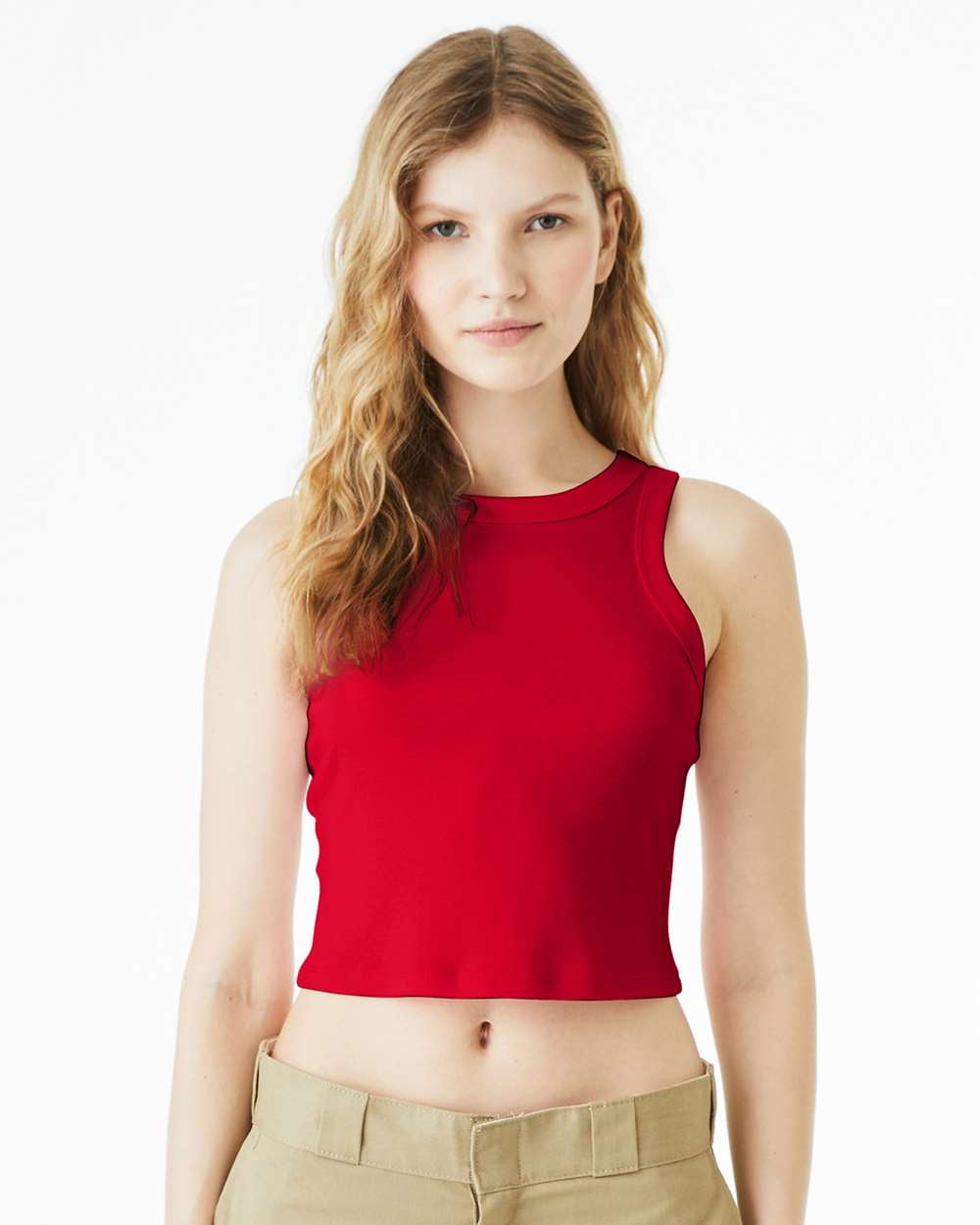 BELLA + CANVAS Women's Micro Rib Racer Tank - Walmart.com