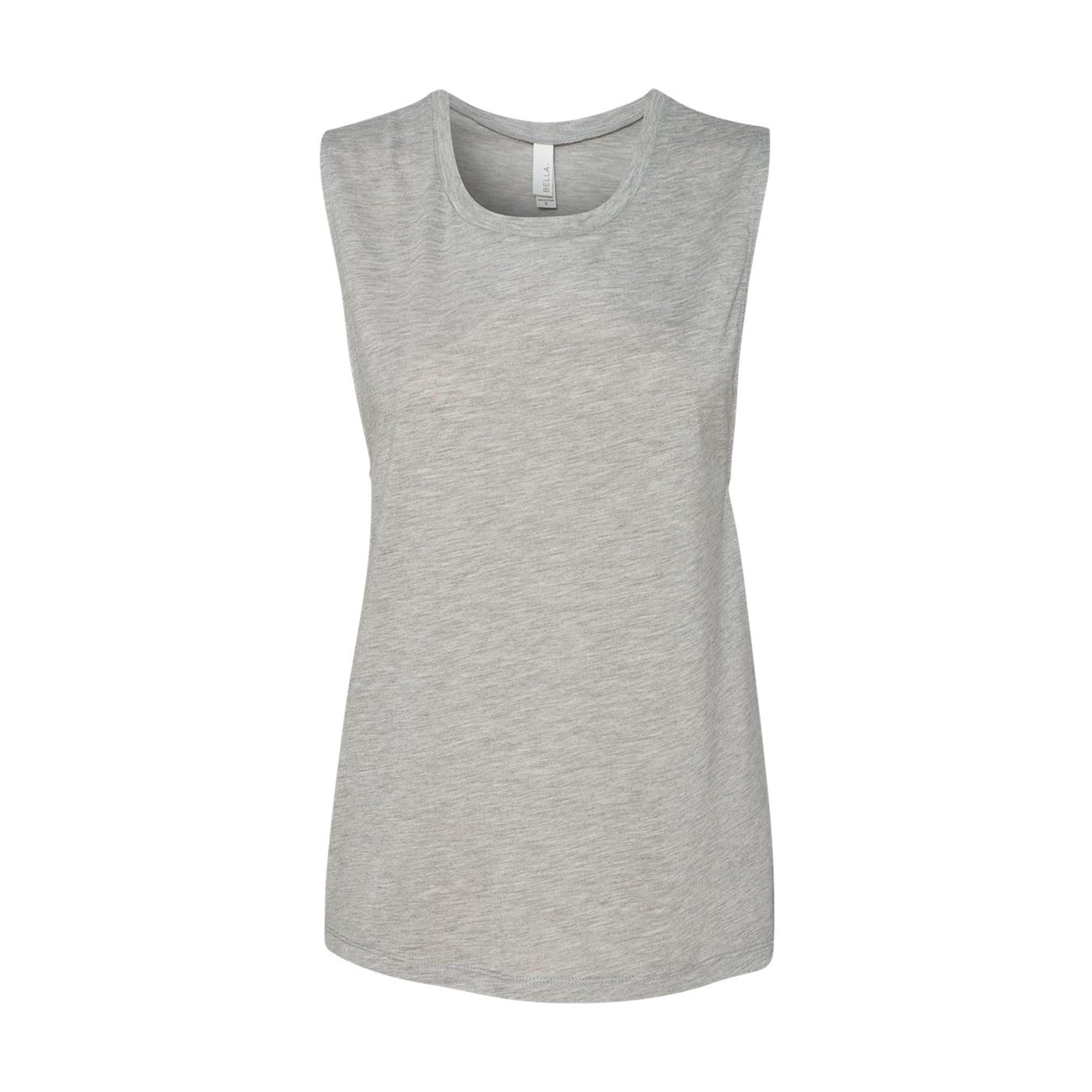 BELLA + CANVAS Women’s Flowy Scoop Muscle Tank | Relaxed Fit Tanks ...