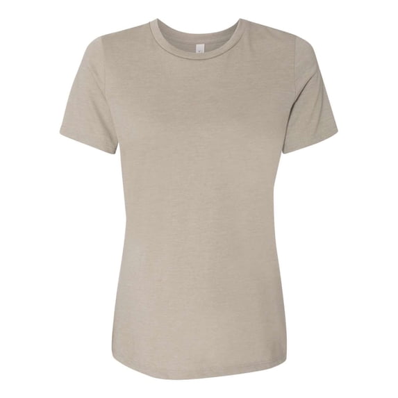 BELLA + CANVAS Women’s Relaxed Fit Heather CVC T-Shirt - Walmart.com