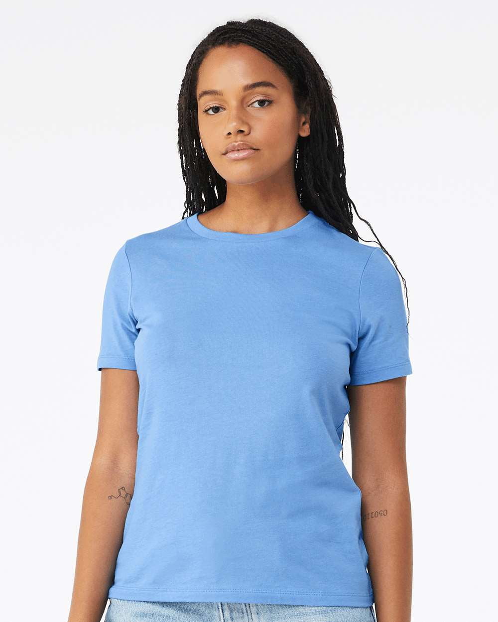BELLA + CANVAS Women’s Relaxed Jersey Tee - Walmart.com