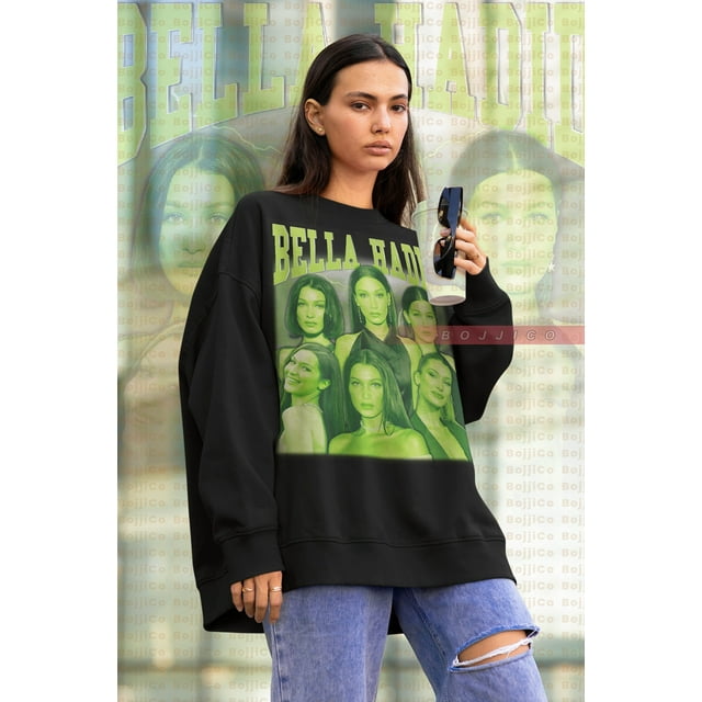 BELLA HADID Sweatshirt, Bella Hadid Tribute Speaker Vintage 90s, Bella ...