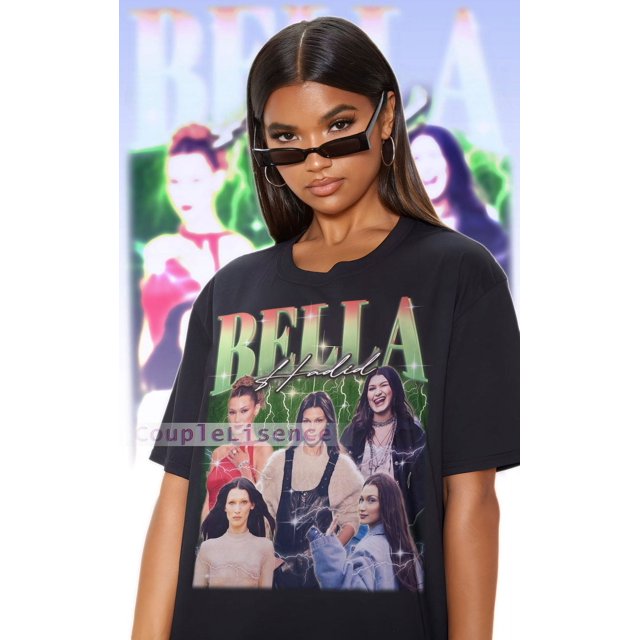 BELLA HADID Vintage Shirt | Bella Hadid Homage Fan Tees | Bella Hadid ...