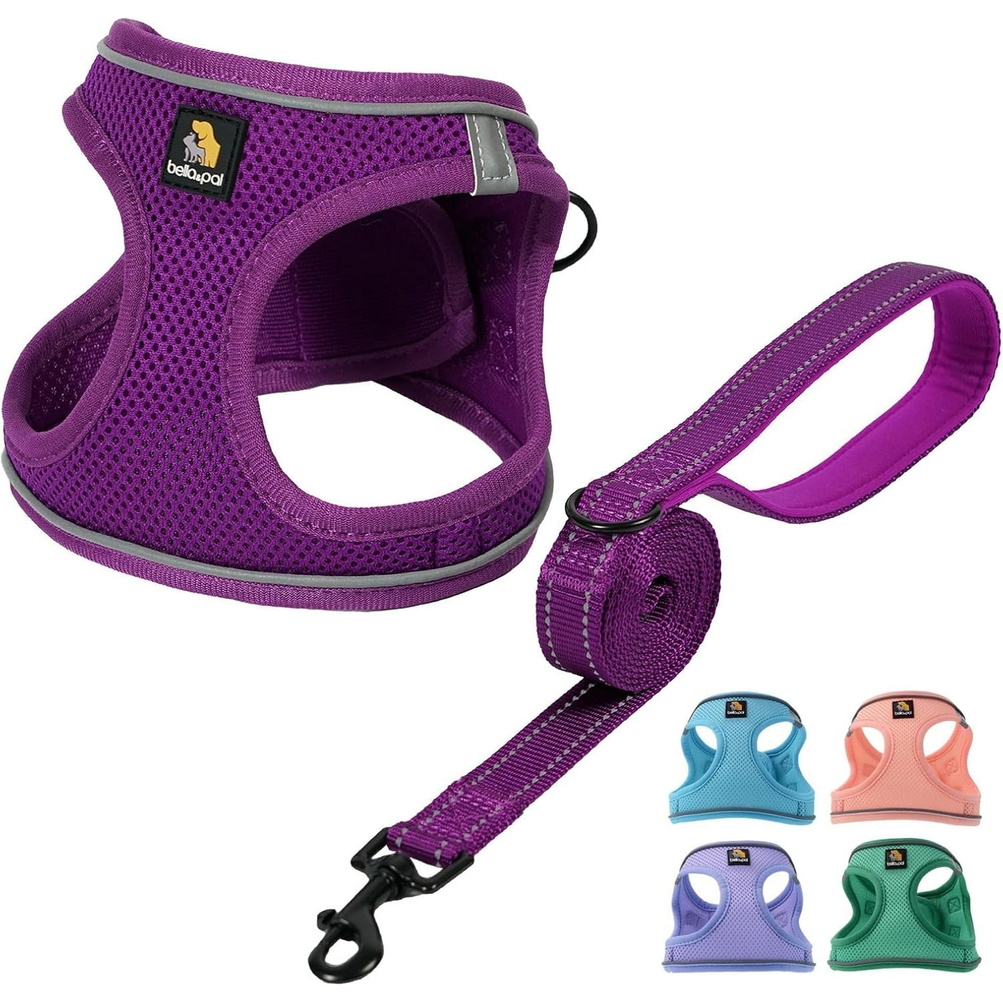 BELLA & PAL Puppy Harness and Leash Set,Reflective Adjustable Dog ...