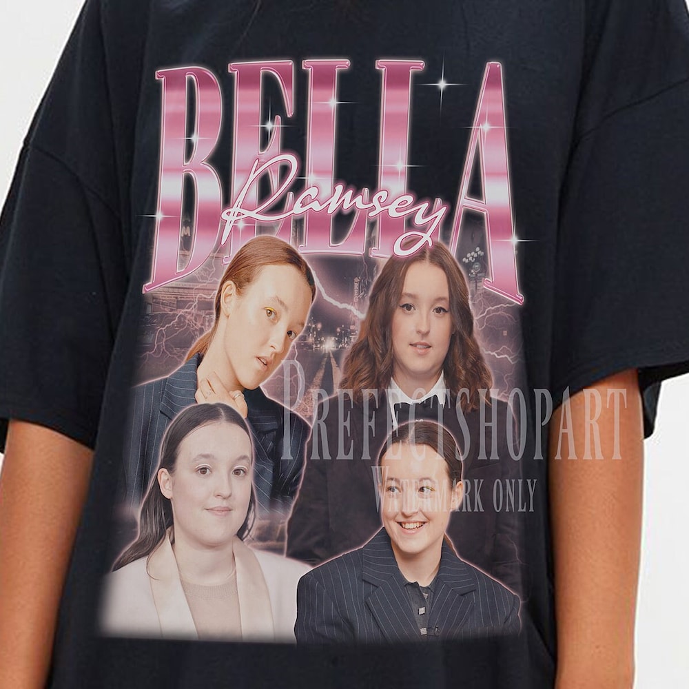 BELLA RAMSEY Retro Vintage Shirt, Bella Ramsey Homage Tshirt, Bella ...