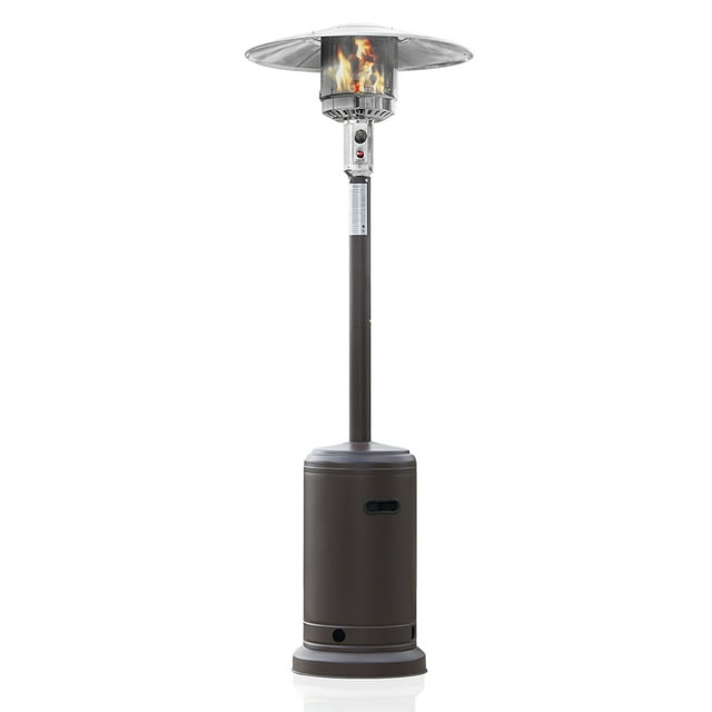 BELLEZE 48,000 BTU LP Propane Gas Outdoor Patio Heater - Mocha ...