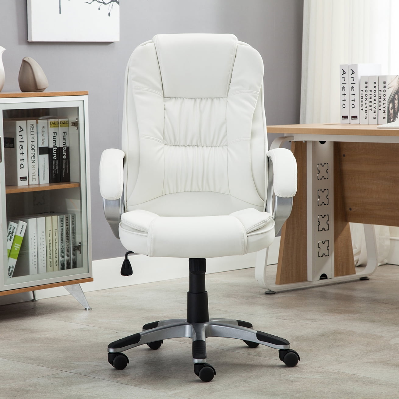 Belleze Executive Manager High-Back Computer Ergonomic Office Chair ...