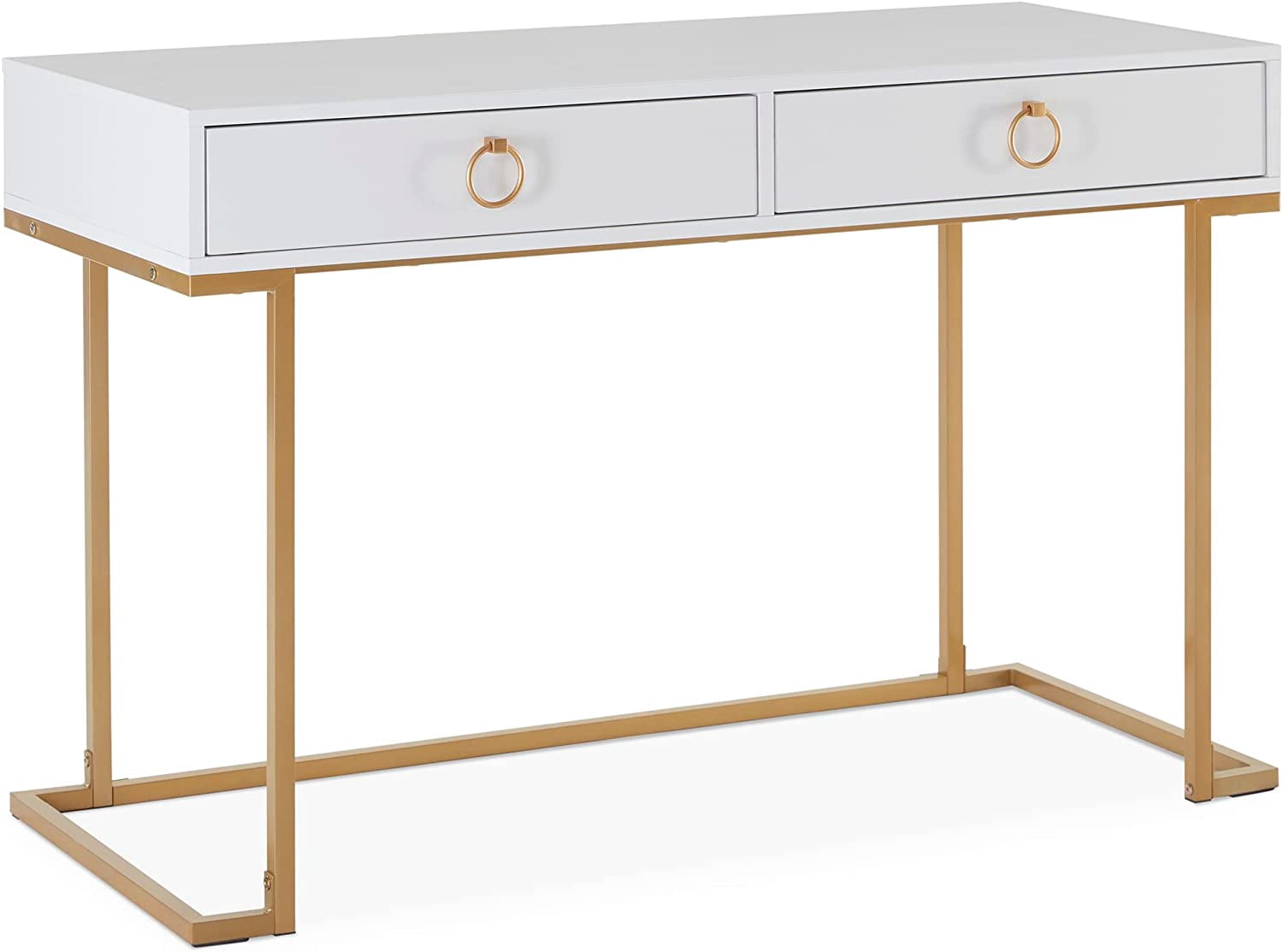 BELLEZE Modern 45 Inch Makeup Vanity Dressing Table or Home Office ...