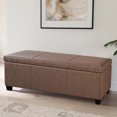 Free Shipping! BELLEZE Storage Ottoman Bench Footstool - Amherst ...