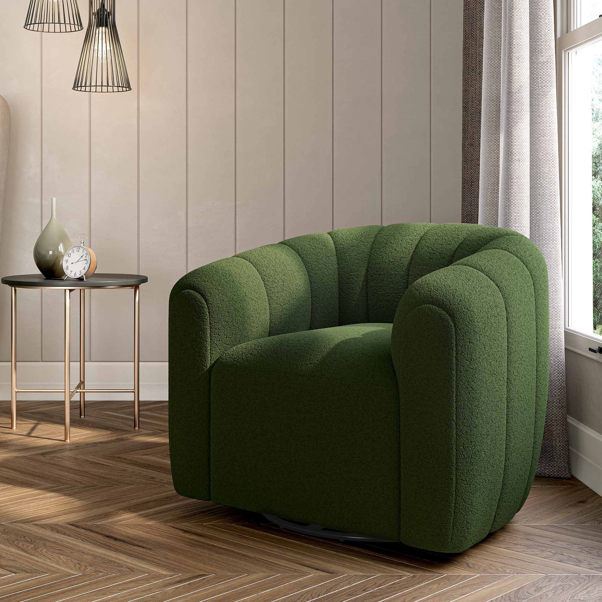 Free Shipping! BELLEZE Swivel Accent Barrel Chair, Modern Round ...