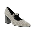 Bellini Vex Women Mary Jane Pump In White Grey Croc Combo - Walmart.com