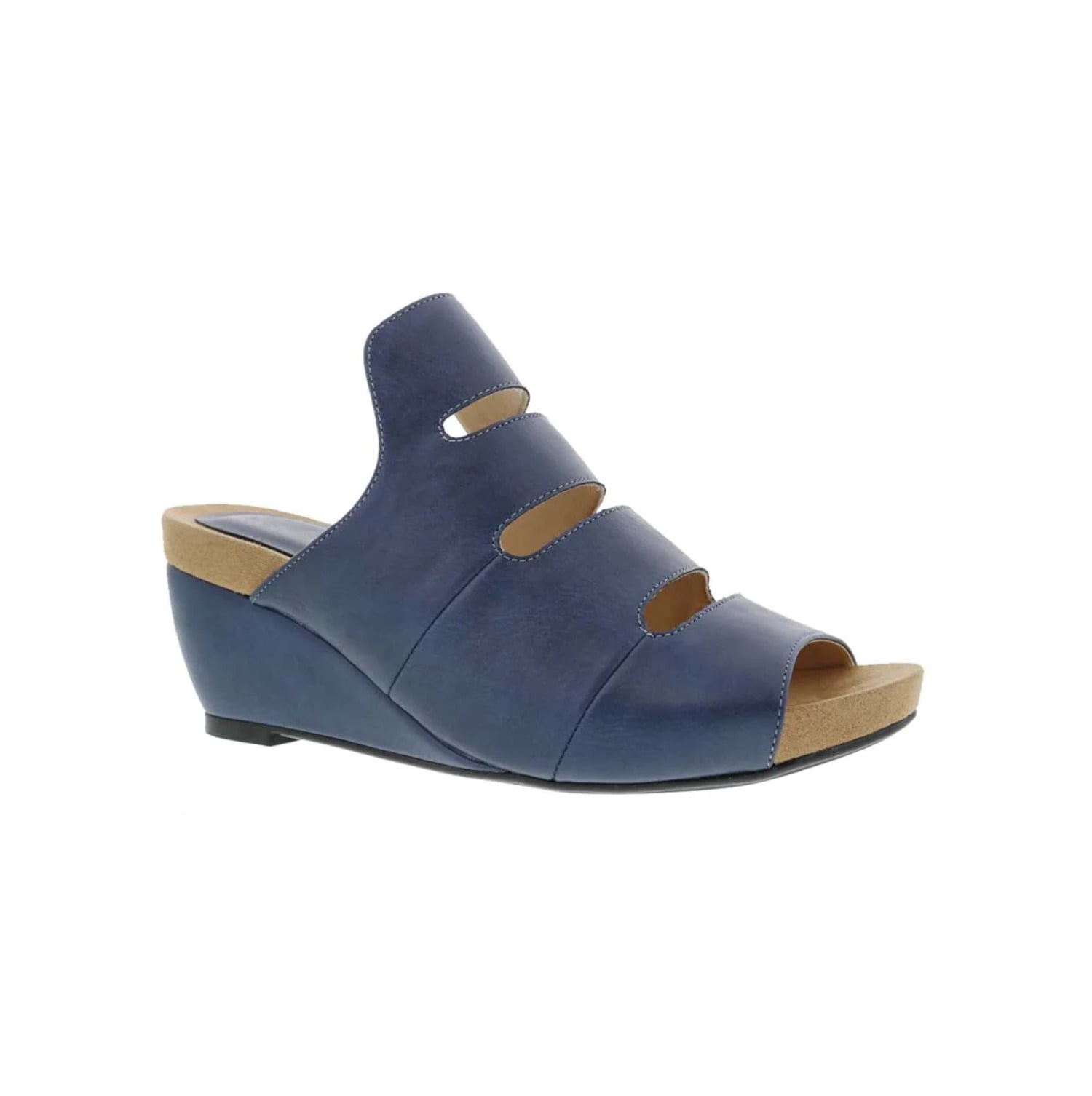 BELLINI WHITE WOMEN WEDGE SANDALS IN BLUE SMOOTH - Walmart.com