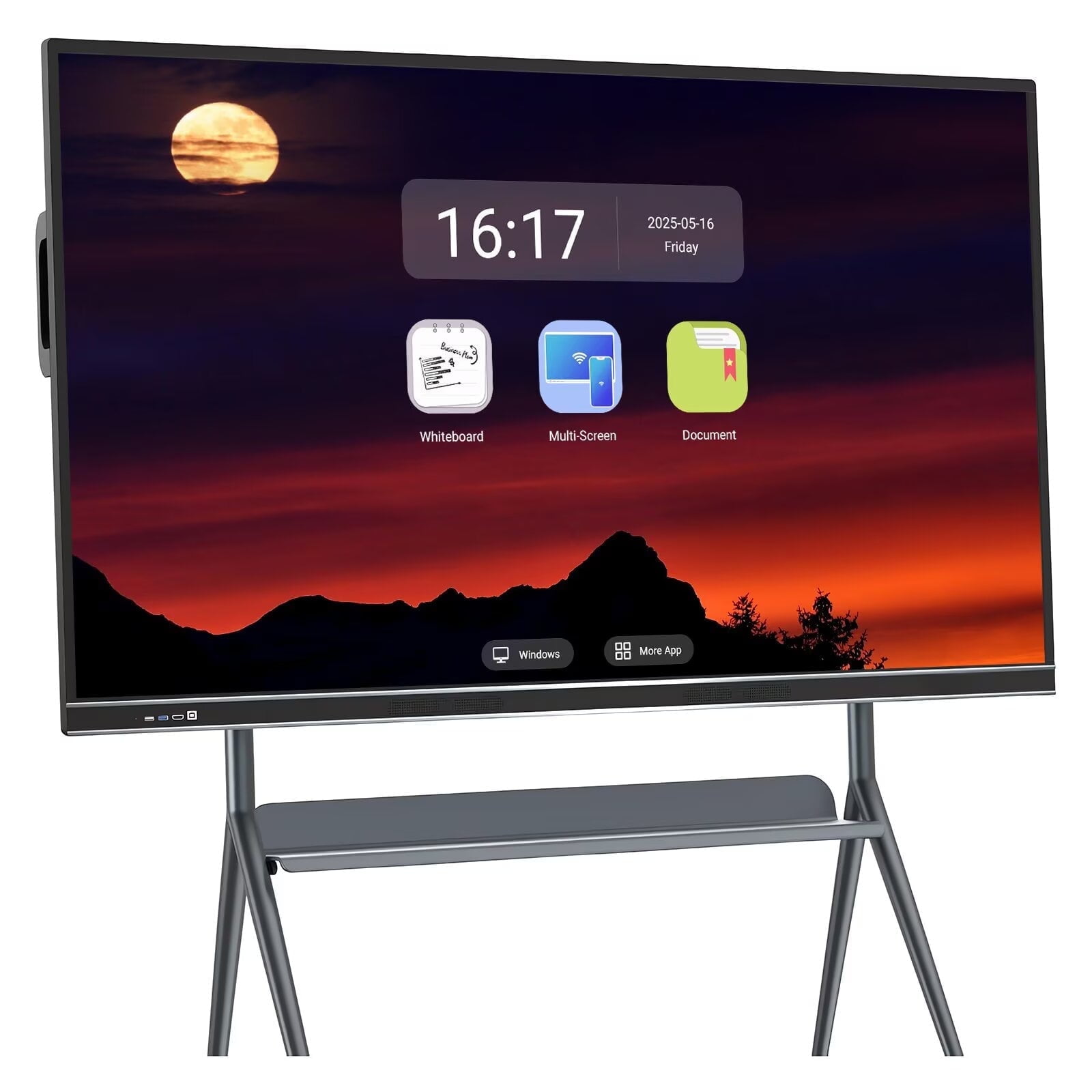 BELNET 4K-Compatible Smart Display 86 Inch for HDMI/VGA Inputs Multi ...