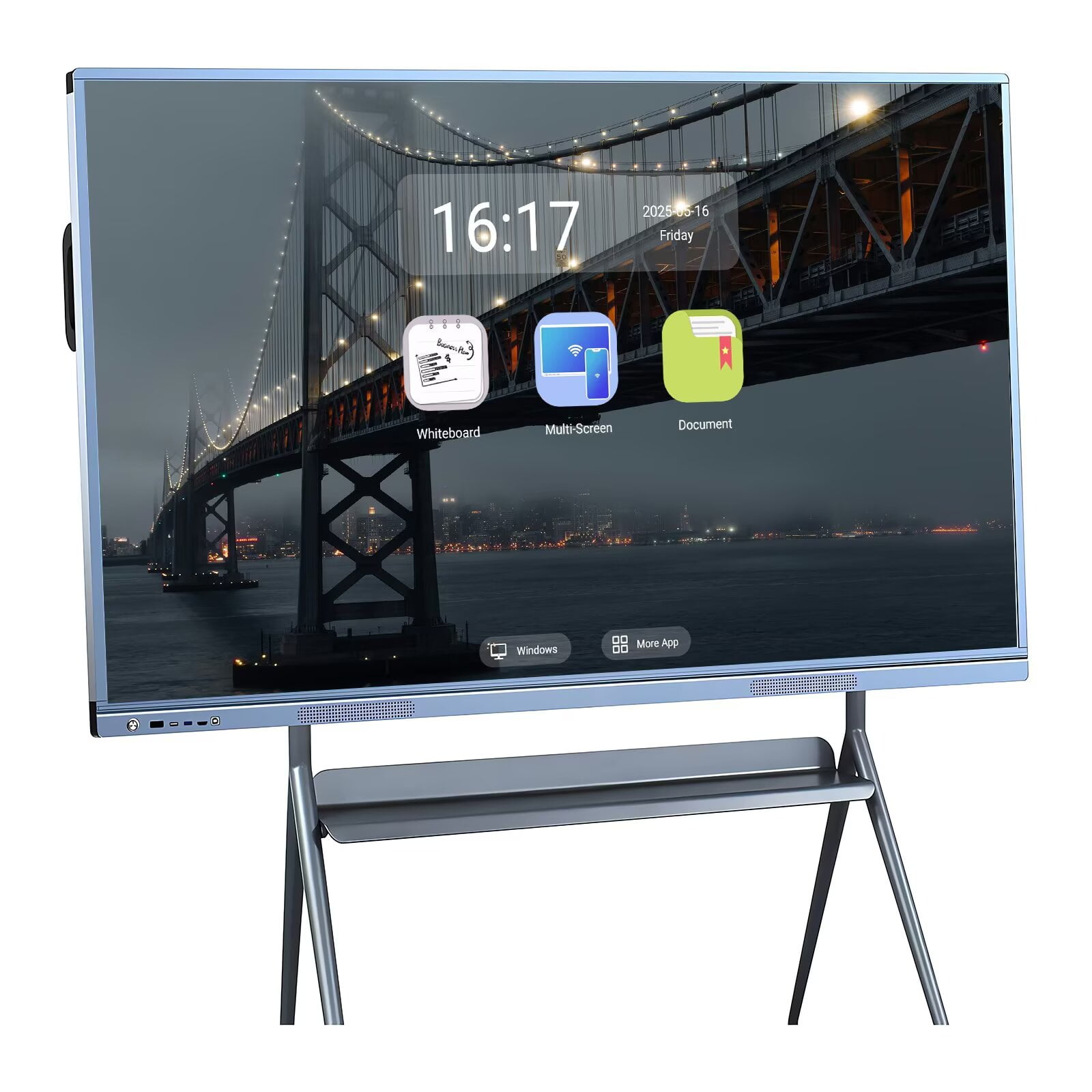 BELNET 55'' Smart Board Electronic Whiteboard Touch All-in-One Digital Signage Solution Android ...