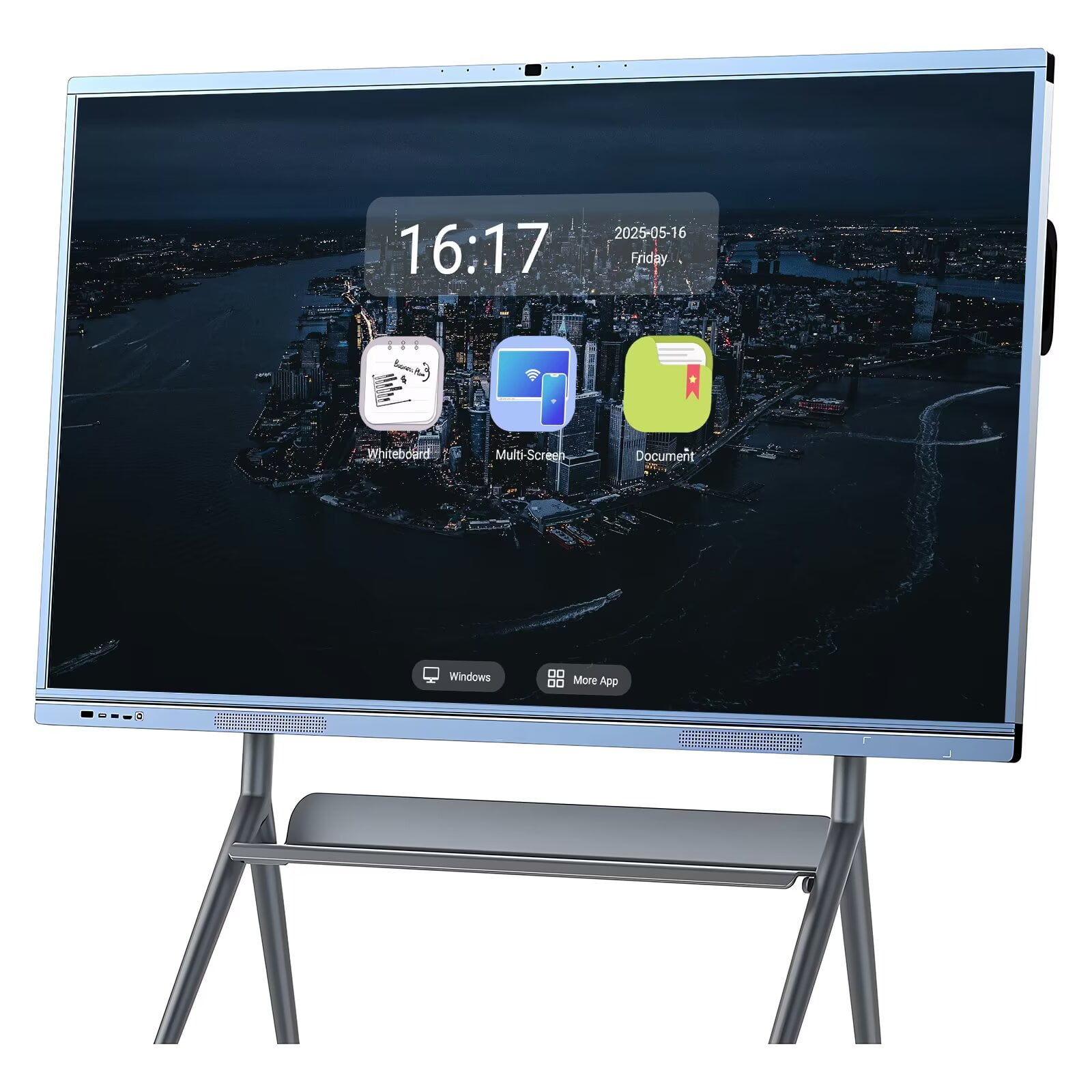 BELNET 65'' Smart Board Touch Electronic Whiteboard Android TV Combo with Camera for Home ...