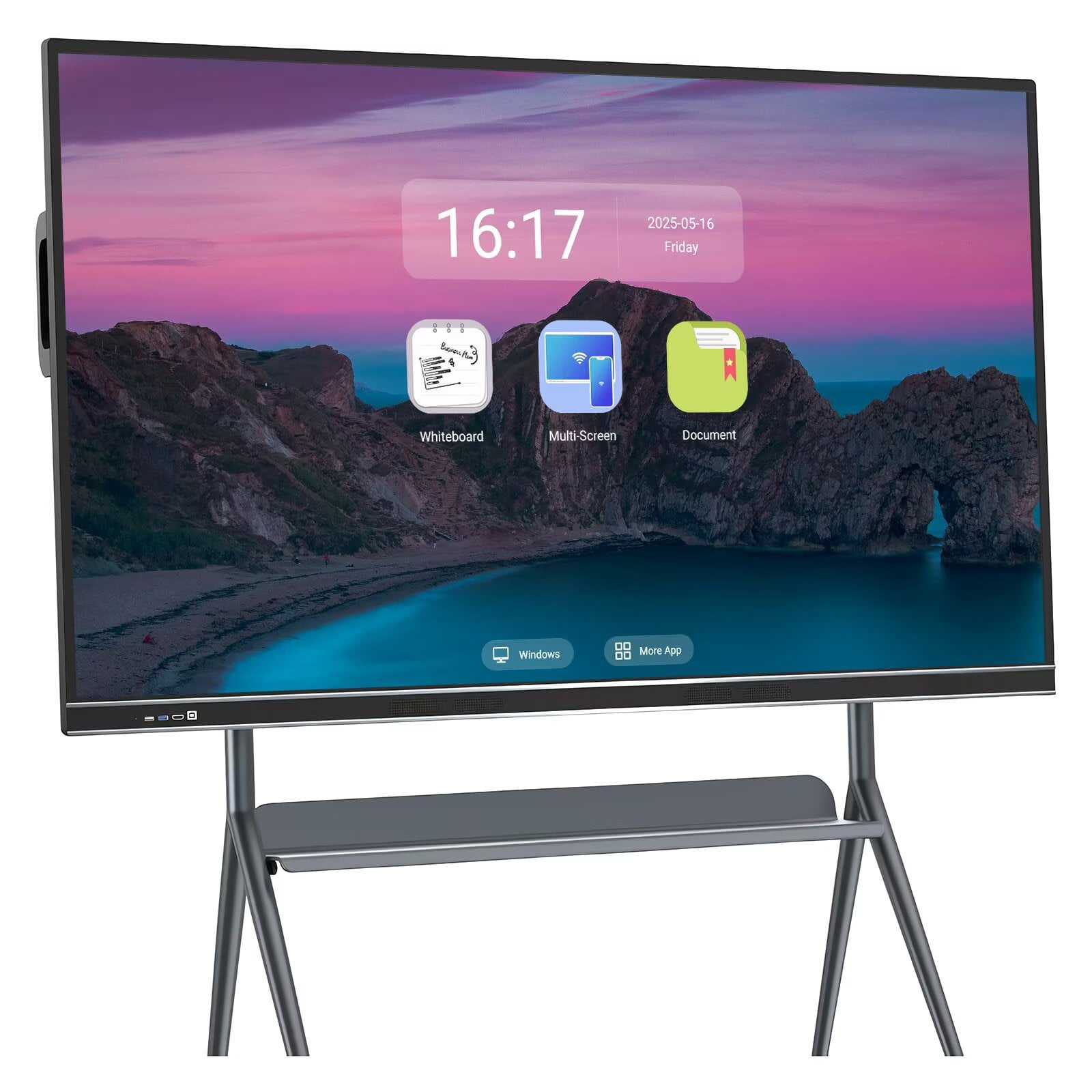 BELNET 75'' Smart Board Electronic Whiteboard 4K HDR Multi Touch Live ...