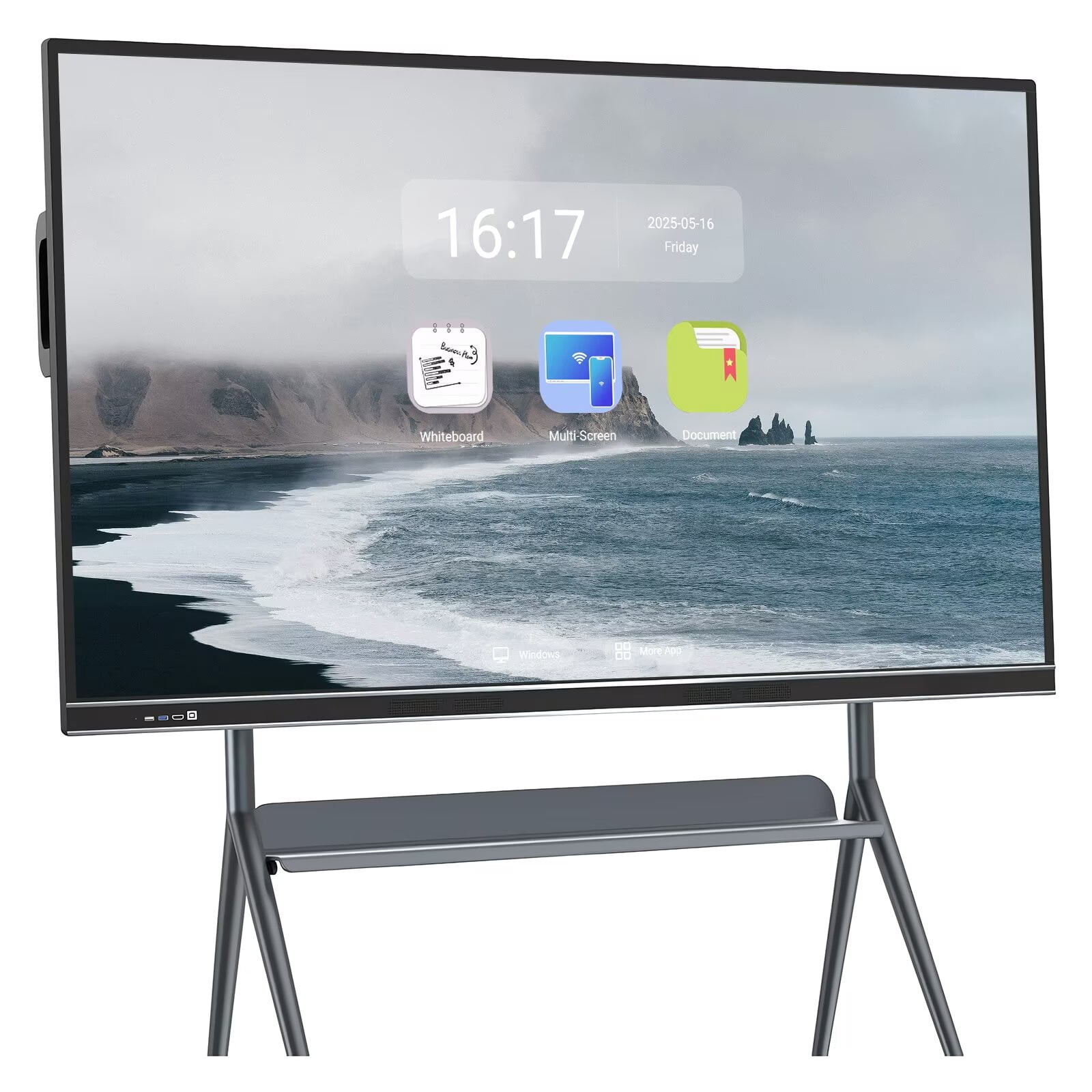 BELNET 75'' Smart Board Wireless Screen Mirroring Android Interactive ...
