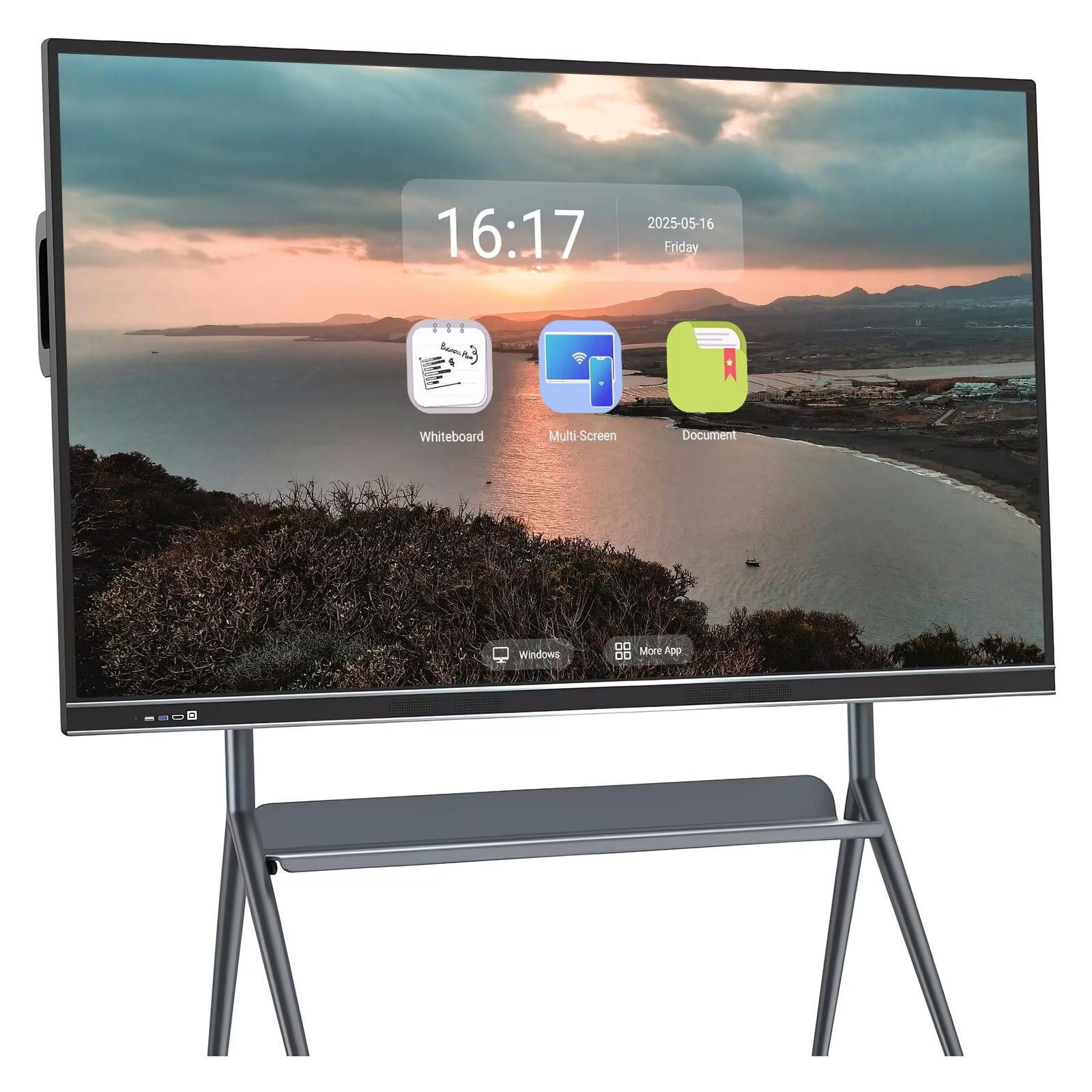 BELNET 75" Smart Whiteboard Pro Wireless Sharing Interactive Dual ...