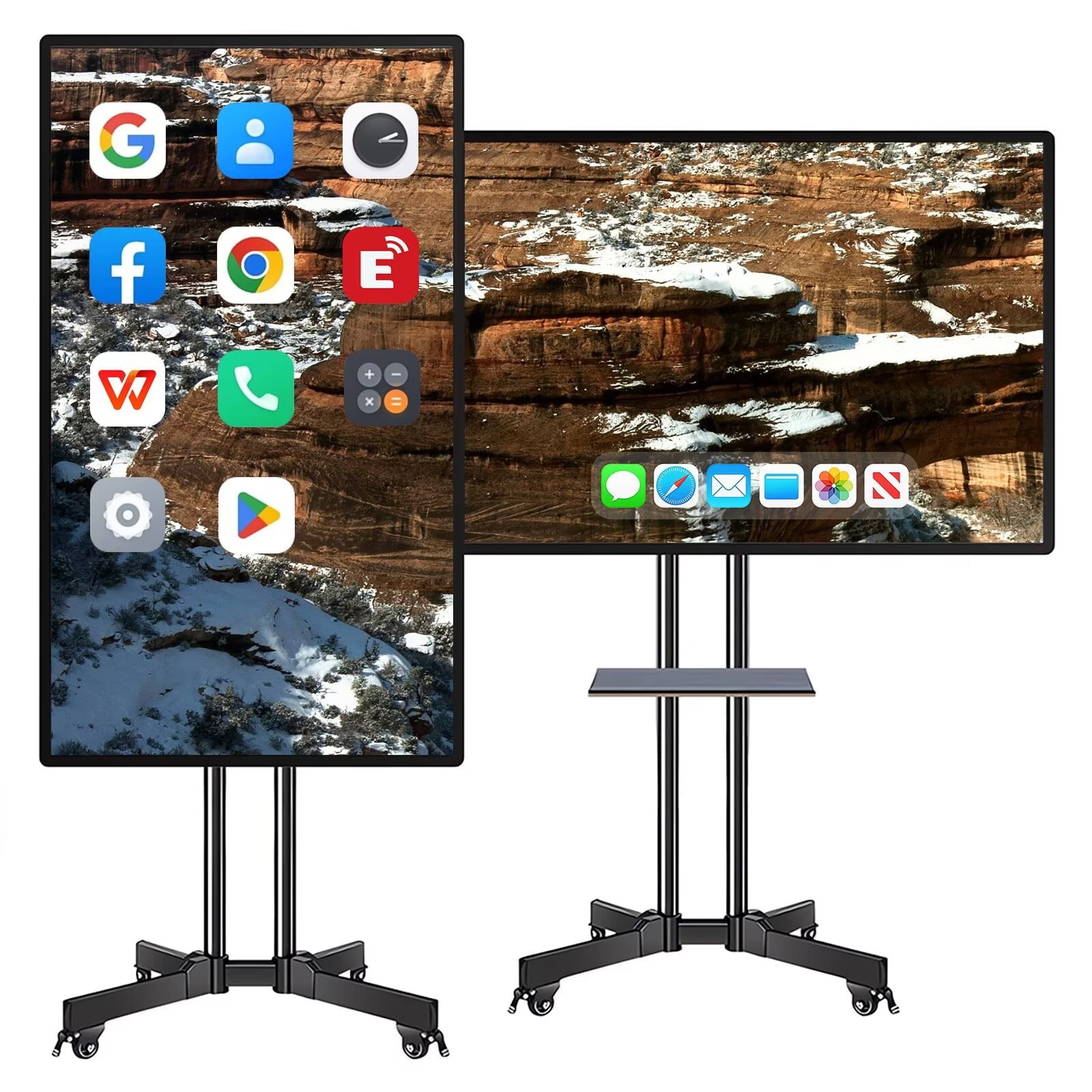 BELNET Android 12 Smart TV + Whiteboard Combo 4K Streaming & Office 49 ...