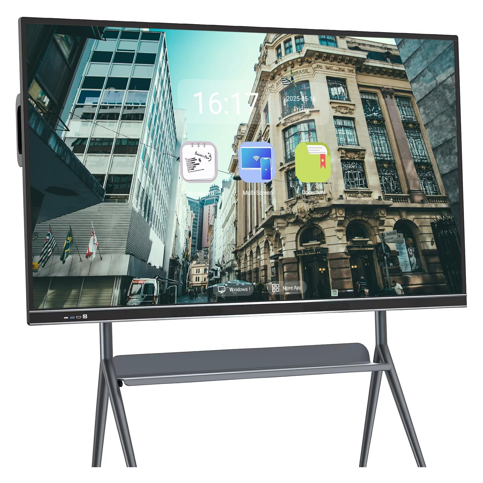 BELNET Digital Whiteboard Tablet 75-Inch 4K UHD Multi-User Annotations ...
