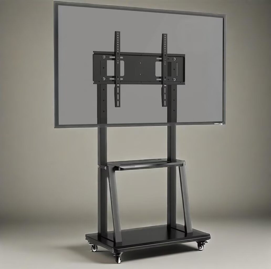 BELNET Roller Stand, 86 inch TV Mount Steel Construction, 385lb Load ...