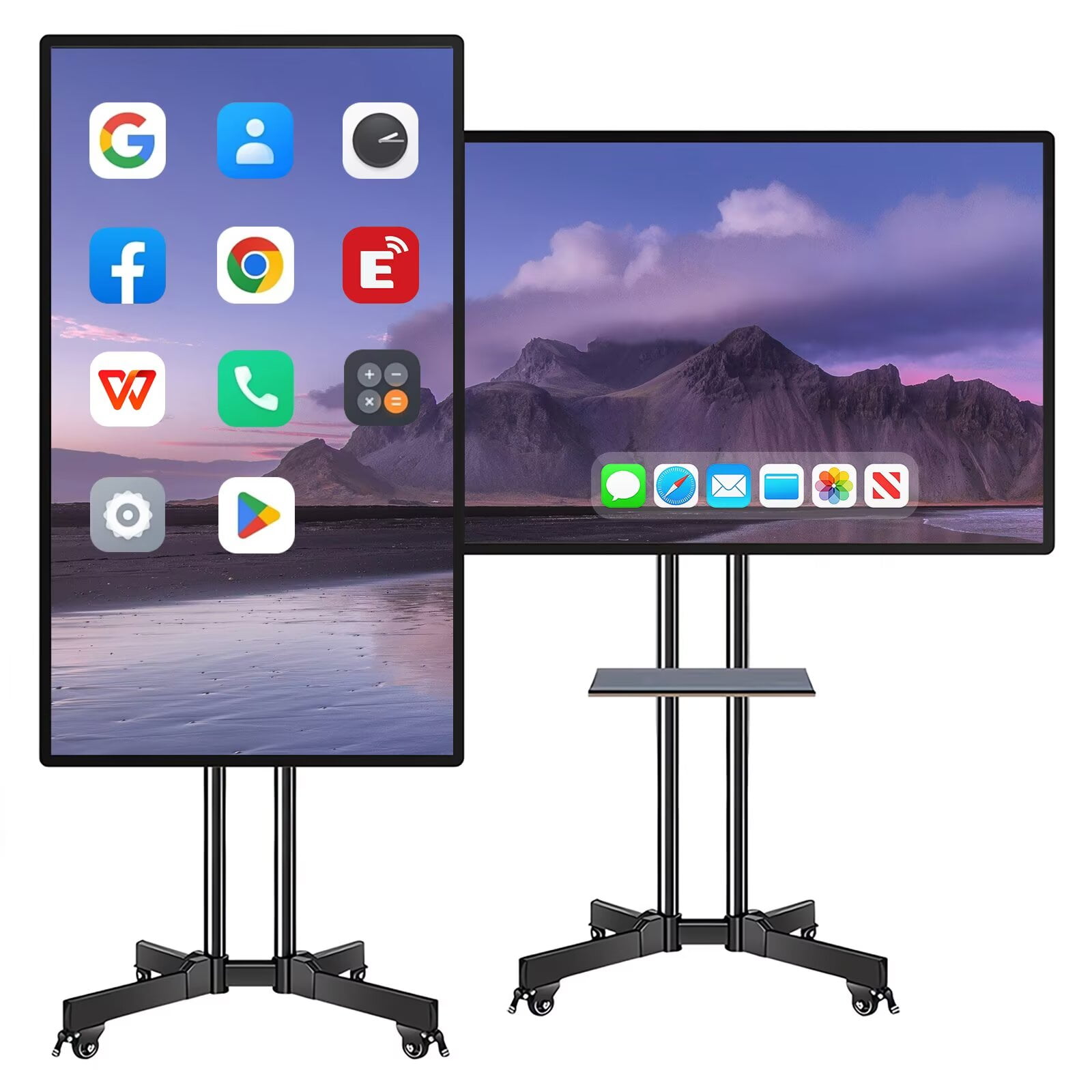 BELNET Smart Board 49" 2K Digital Touch Interactive Whiteboard Wireless Multi-User Annotation ...