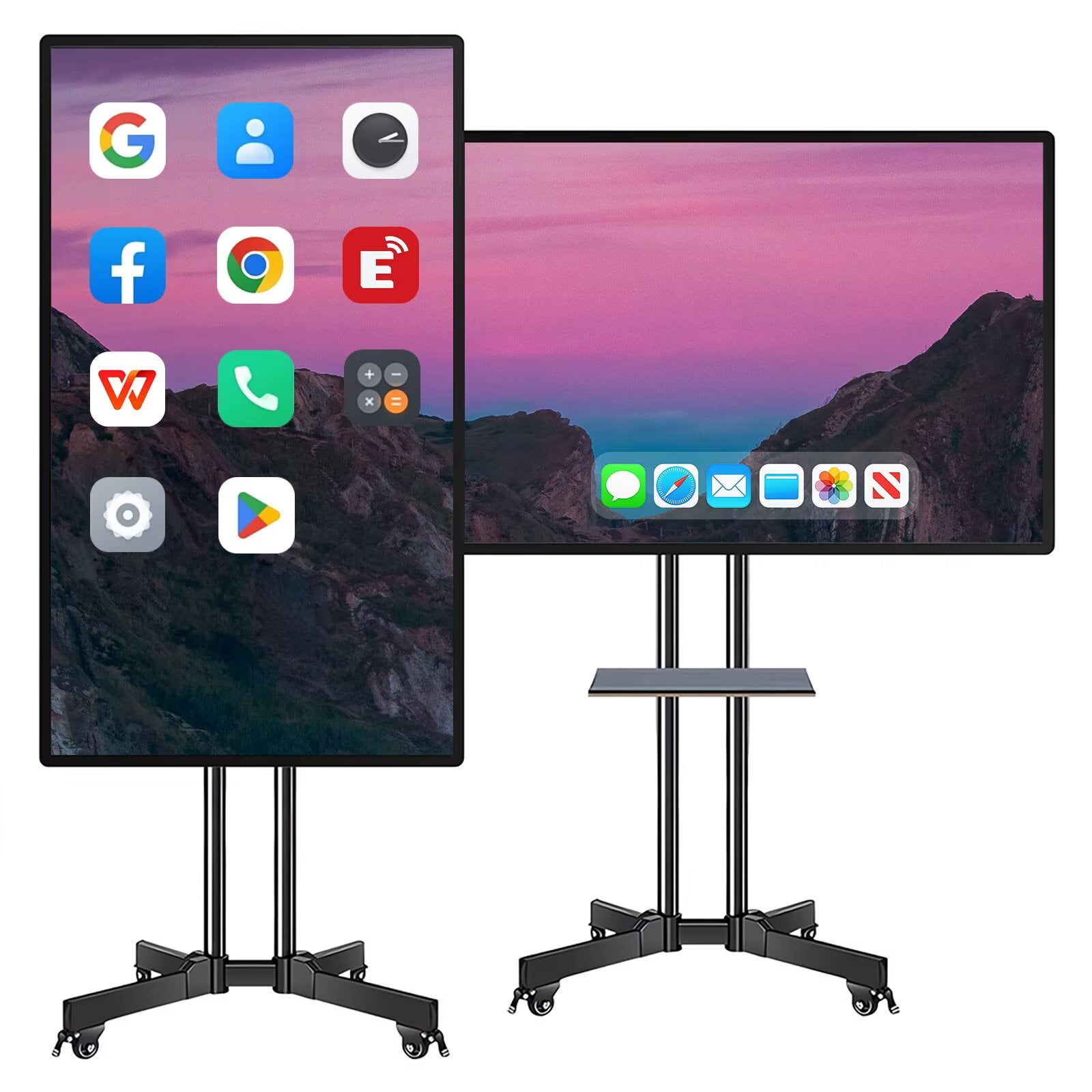 BELNET Smart Board 49 Inch Wireless Screen Mirroring Hub with Built-in ...