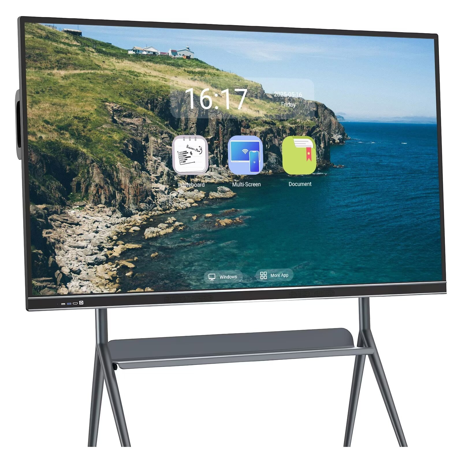 BELNET Smart Board 4K Video Conference Board 75" IR Touch Interactive ...