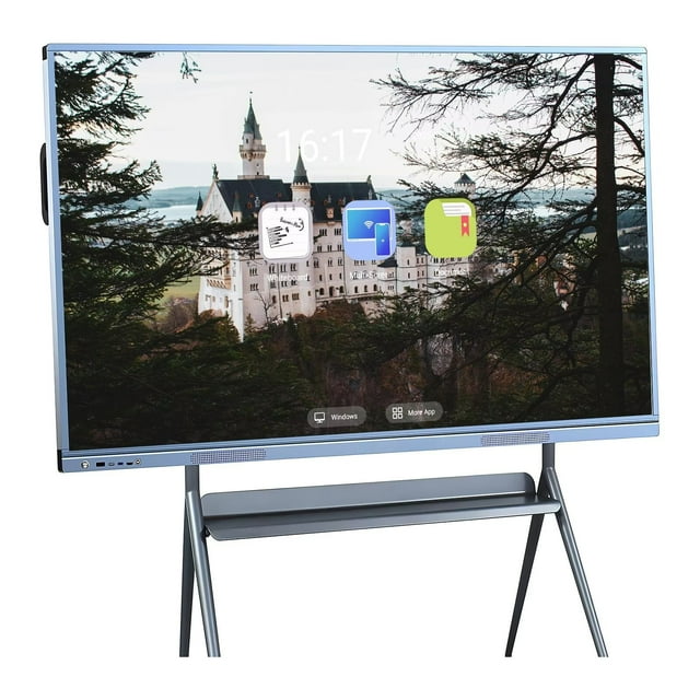 BELNET Smart Board, 55 Inch All-In-One Touch Interactive Whiteboard Electronic Calendar, 4K UHD ...