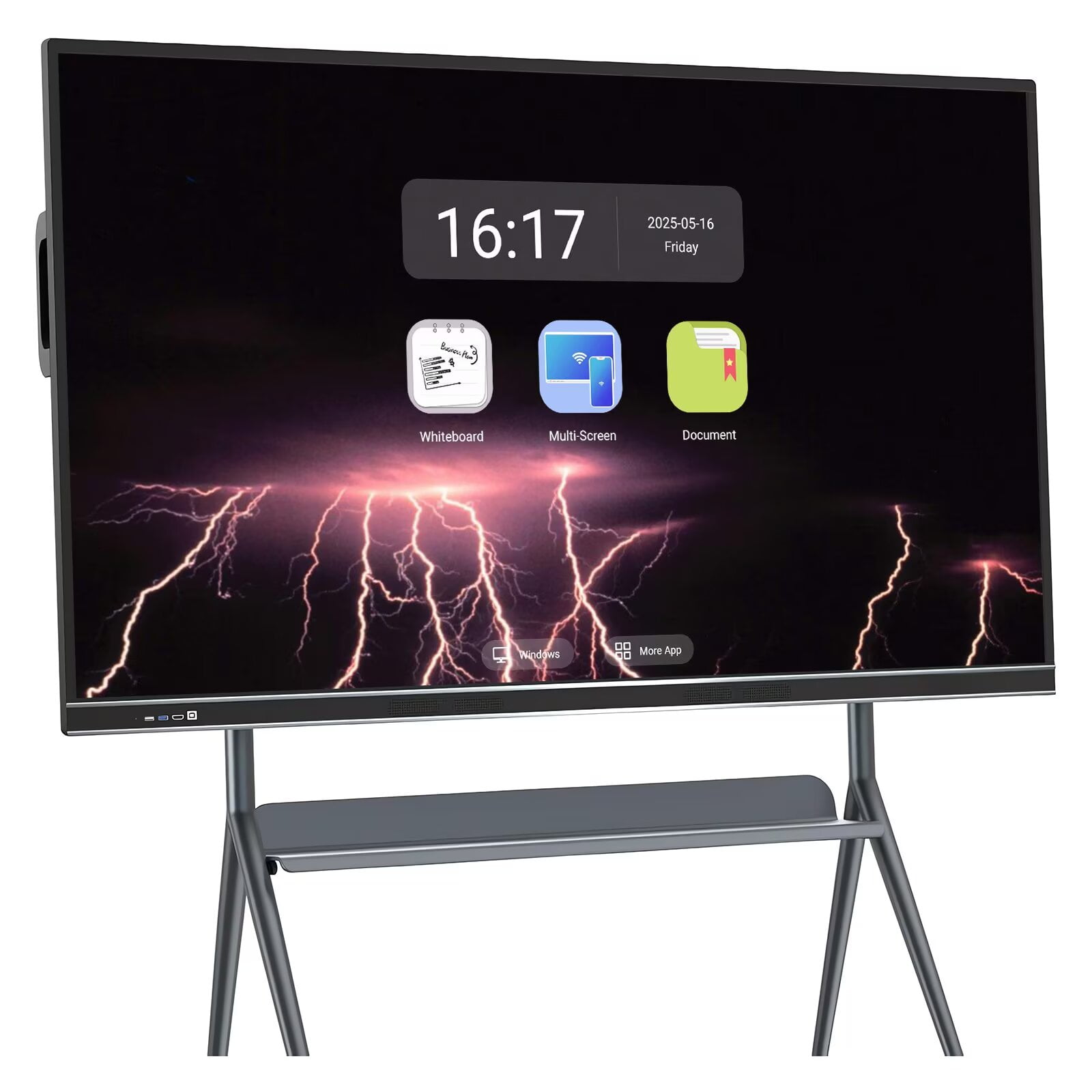 BELNET Smart Board 86 inch 4K Interactive Android 11.0 & Windows 10 Pro ...