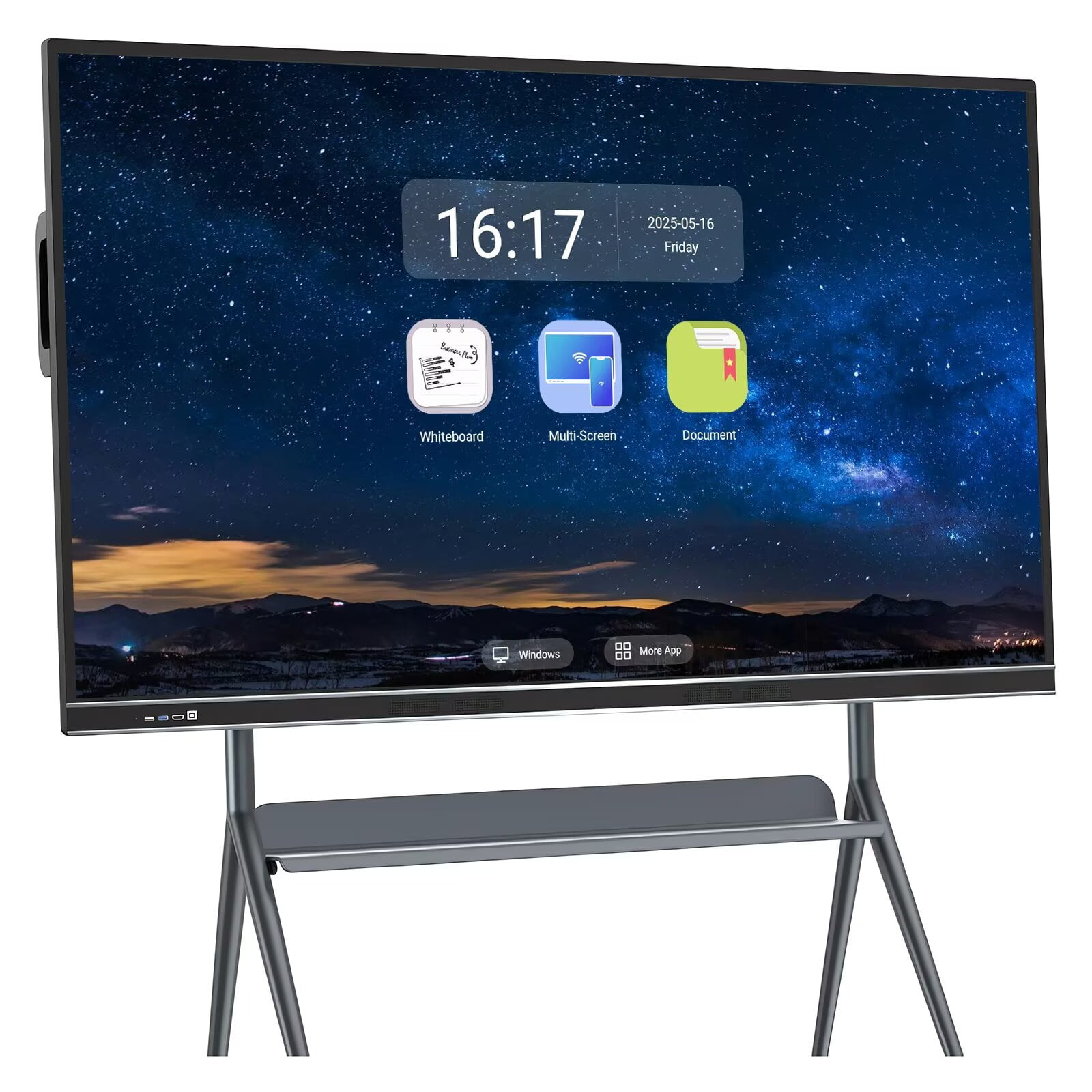 BELNET Smart Board Wireless 4K Interactive Multi-Touch Whiteboard 86 Inch for Educational/Kids ...