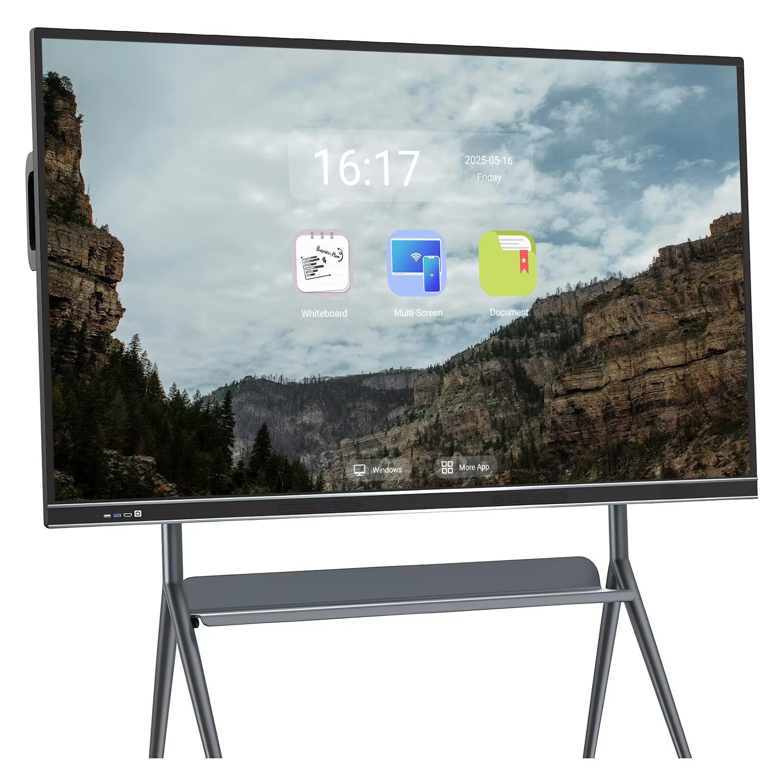 BELNET Smart TVs 4K Video Conference Touch Interactive Board 75" All-in ...