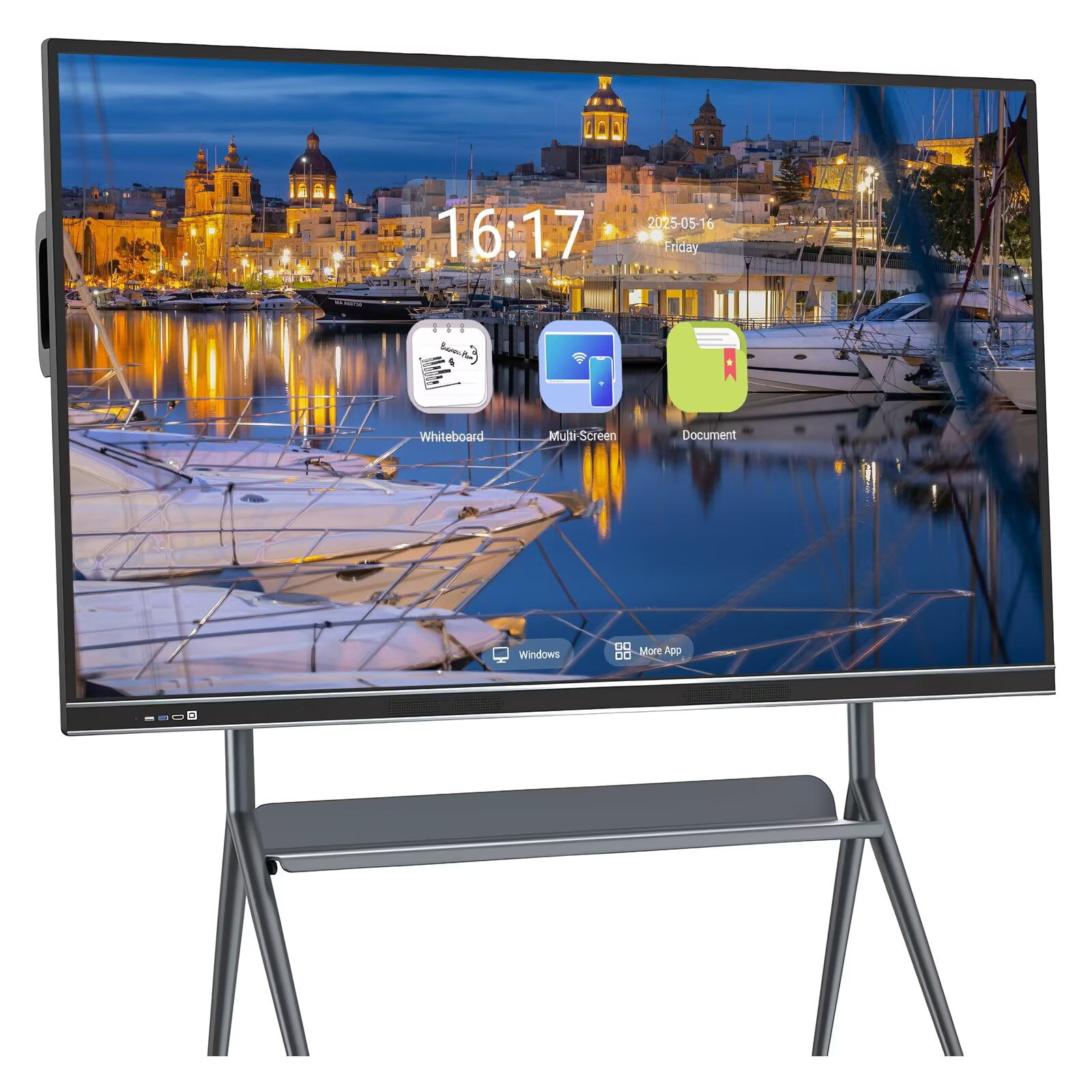 BELNET Smart TVs 75" 4K Digital Touch Interactive Whiteboard Wireless ...