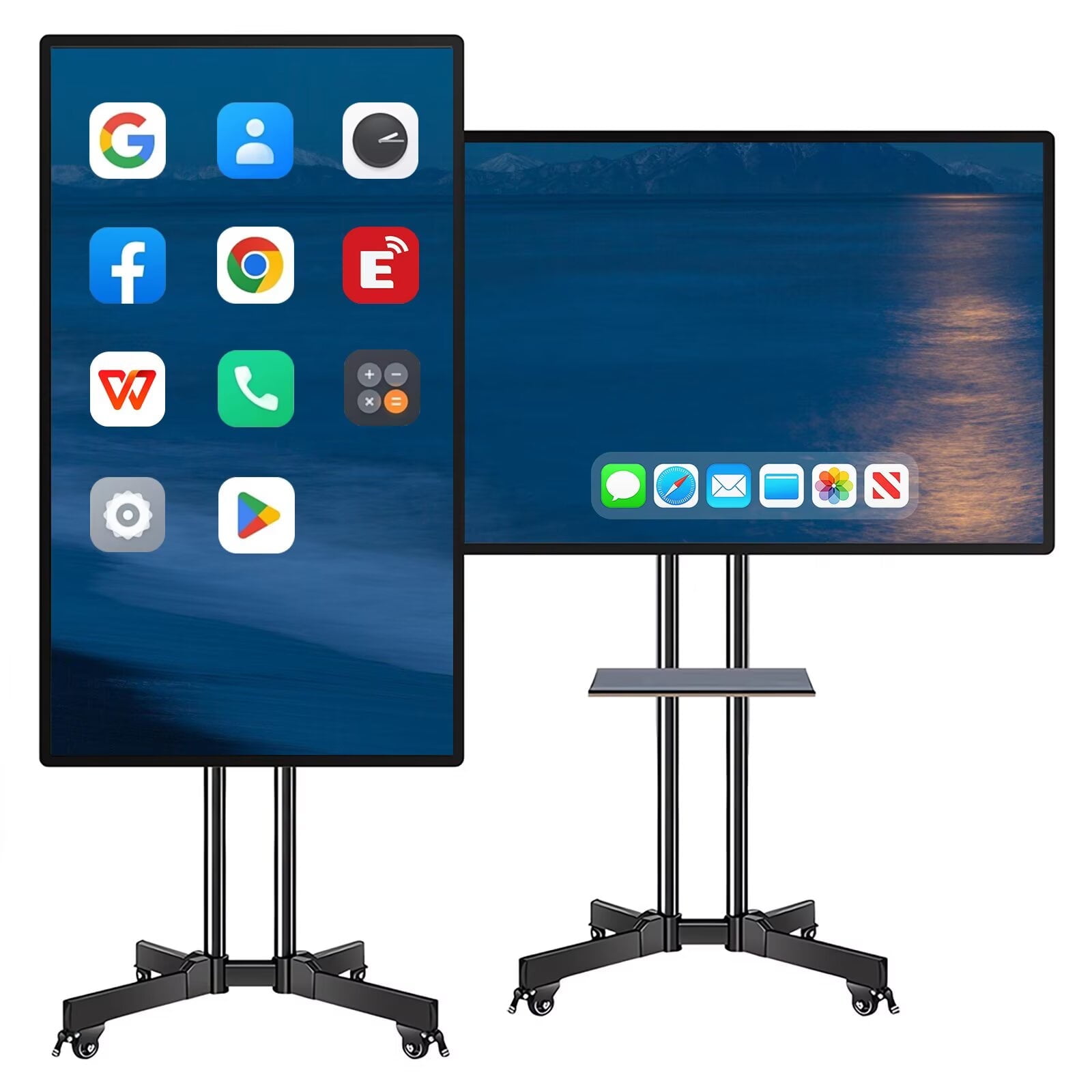 BELNET Smart TVs for Classroom, 49 Inch Touch Screen All-In-One Multi ...