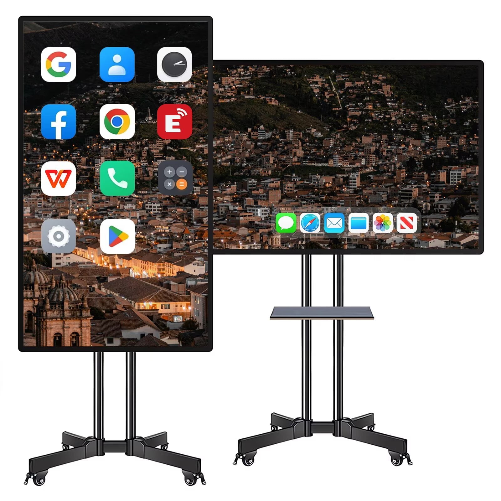 BELNET Smart Whiteboard Wireless Presentation Hub 49'' 4K Display USB ...